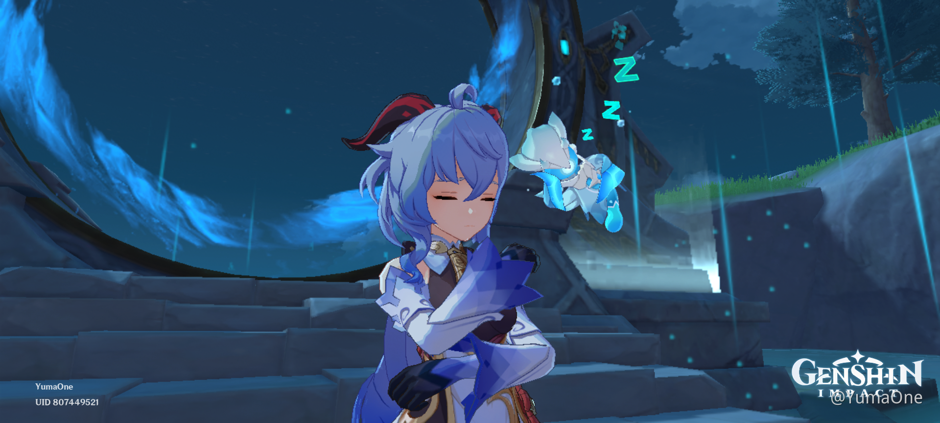 Warna biru bagus banget. Genshin Impact | HoYoLAB