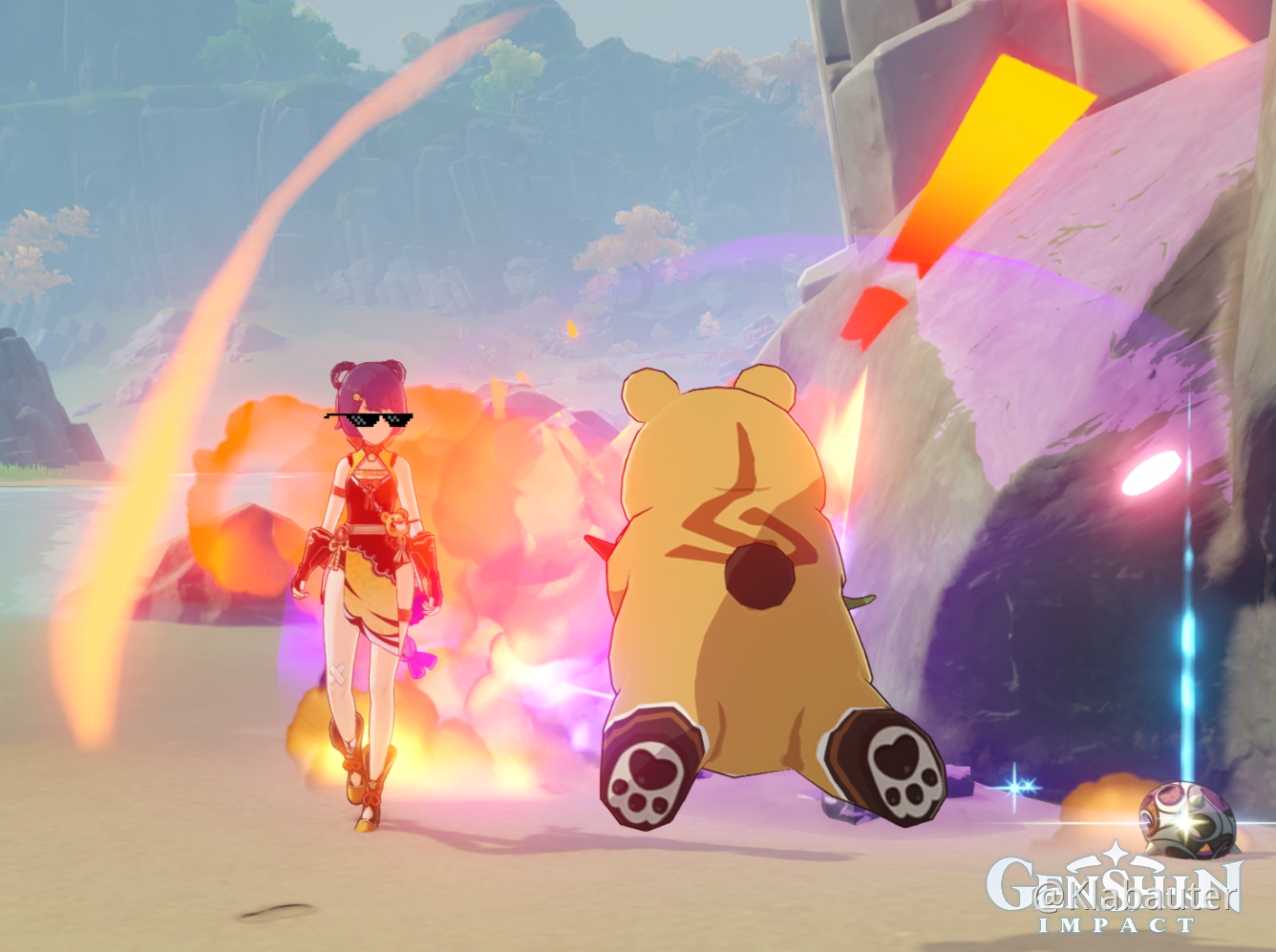 Cool girls don't look at explosions! Genshin Impact | HoYoLAB