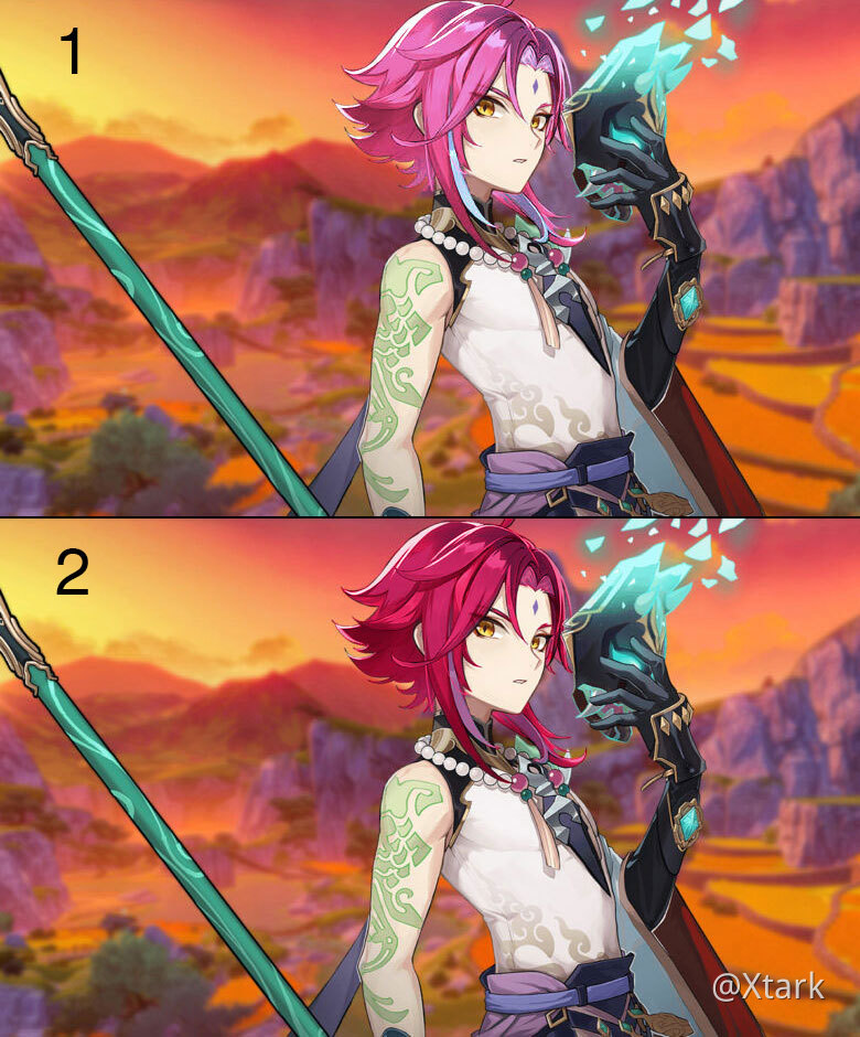 Xiao pelo rosa Genshin Impact | HoYoLAB