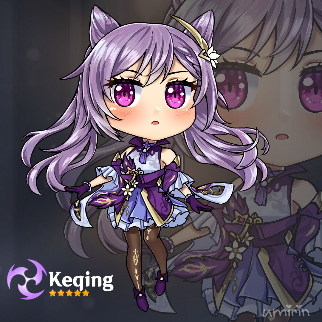 My chibi Keqing Genshin Impact | HoYoLAB