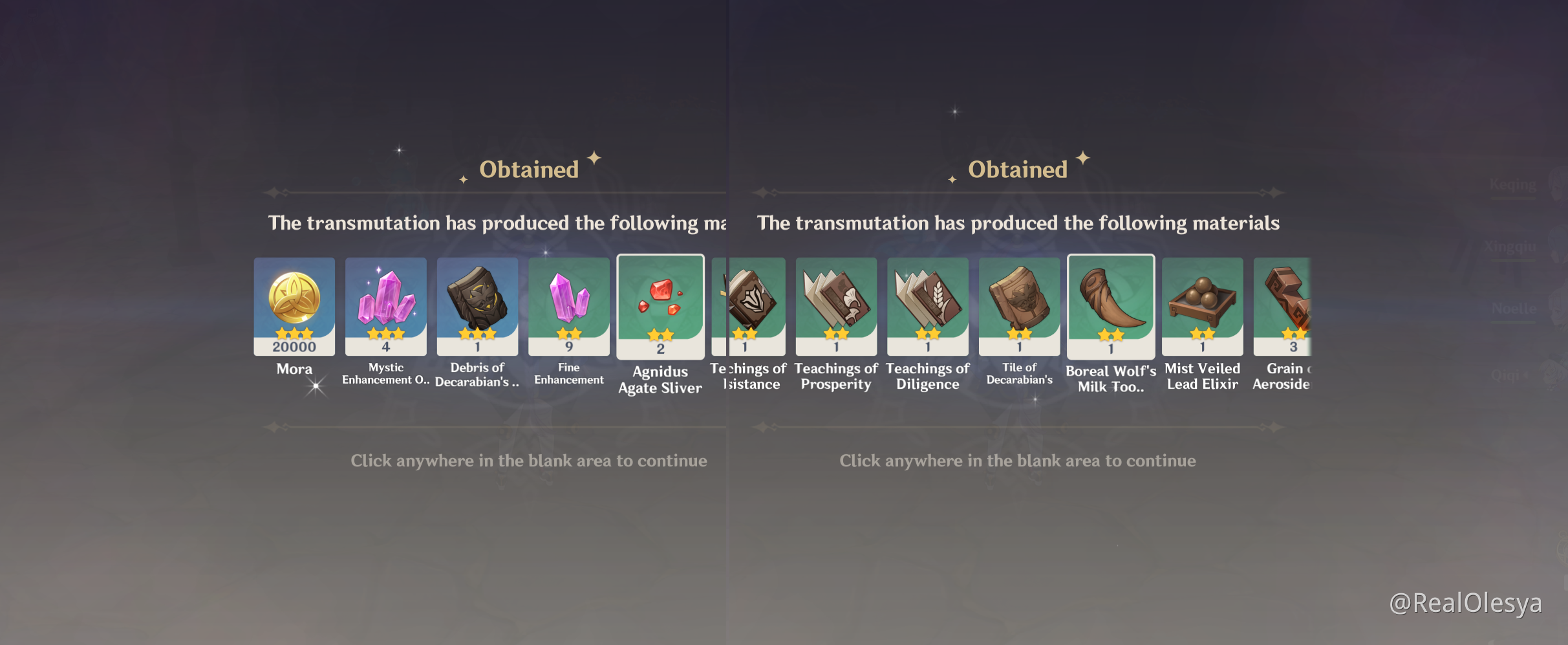 dont forget about transmutation Genshin Impact | HoYoLAB