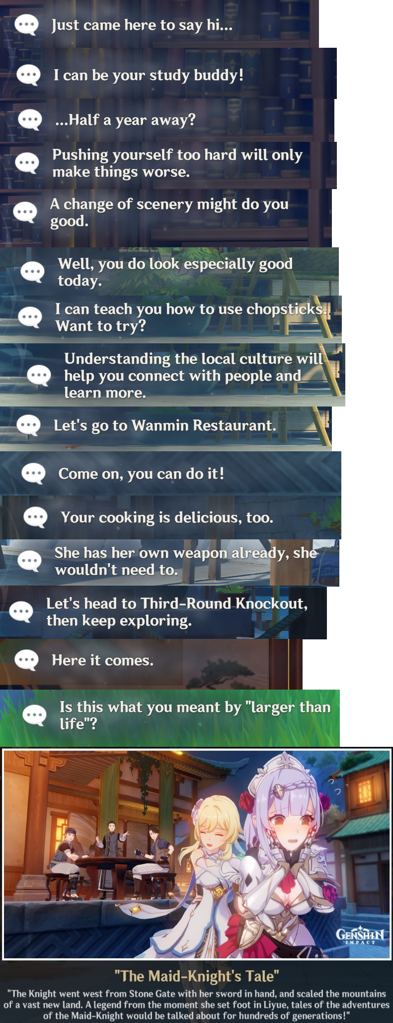 [Guide] Noelle Hangout Event Act 2 - All Endings Genshin Impact | HoYoLAB