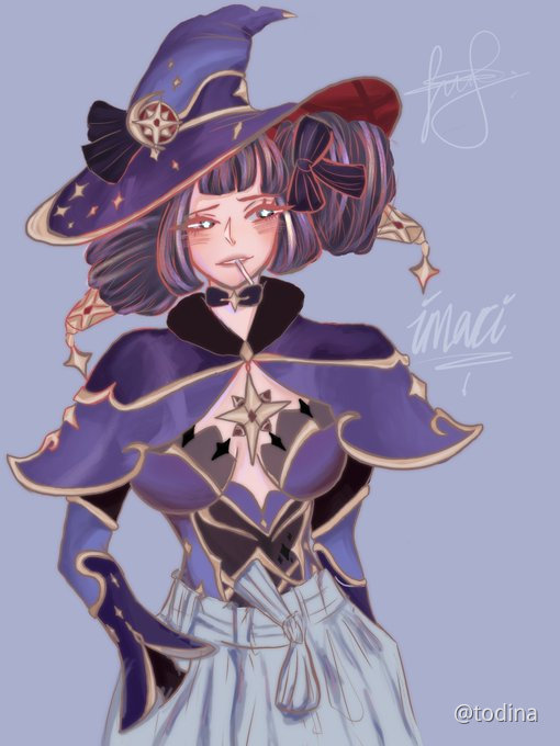 Mona fanart Genshin Impact | HoYoLAB