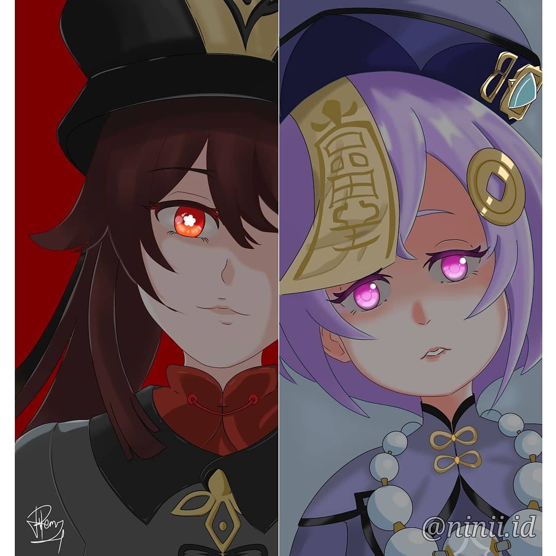 HuTao/QiQi Genshin Impact | HoYoLAB