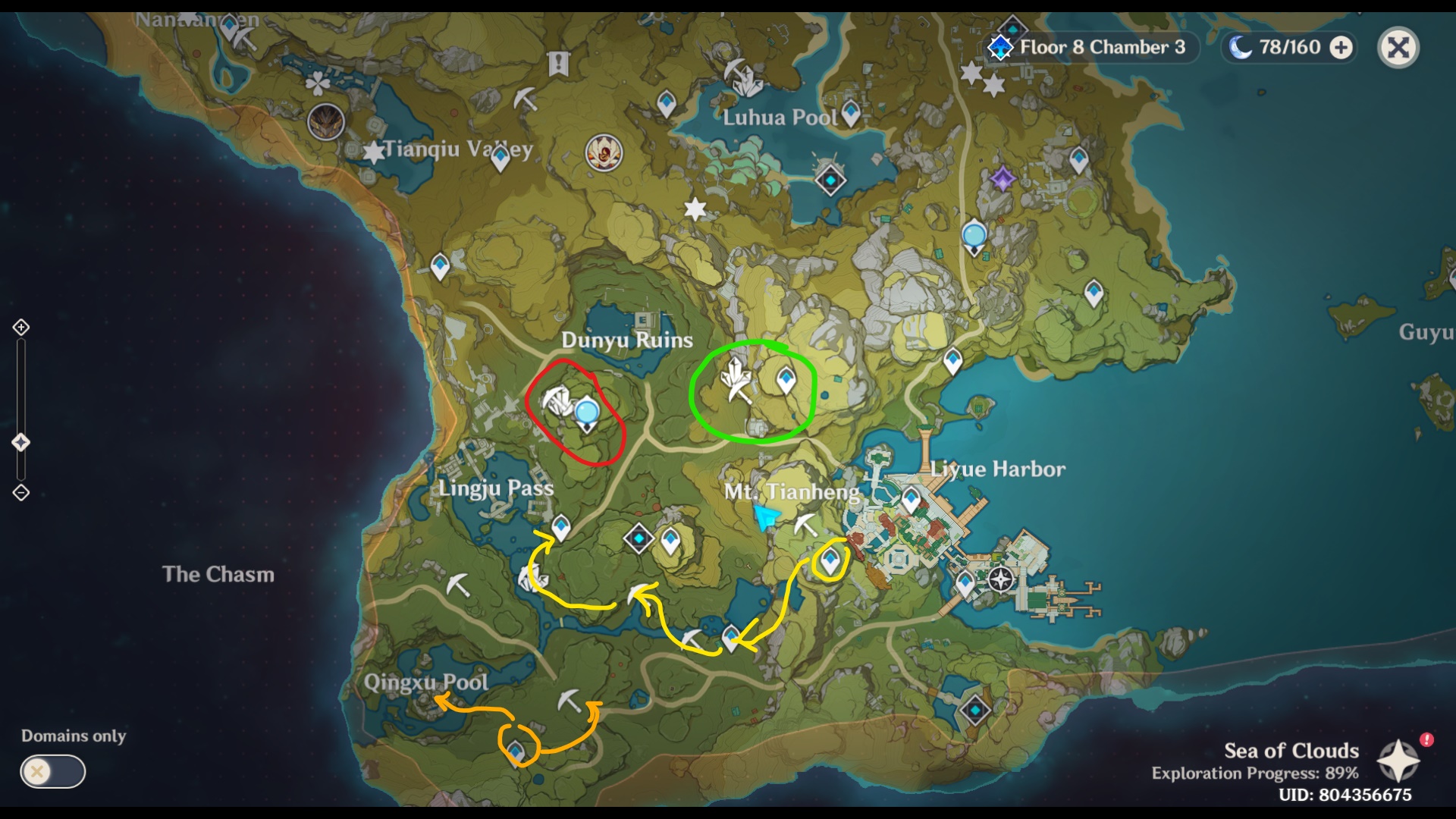 Lumbering Along The Mining path [Mt. Tianheng Route] Genshin Impact ...