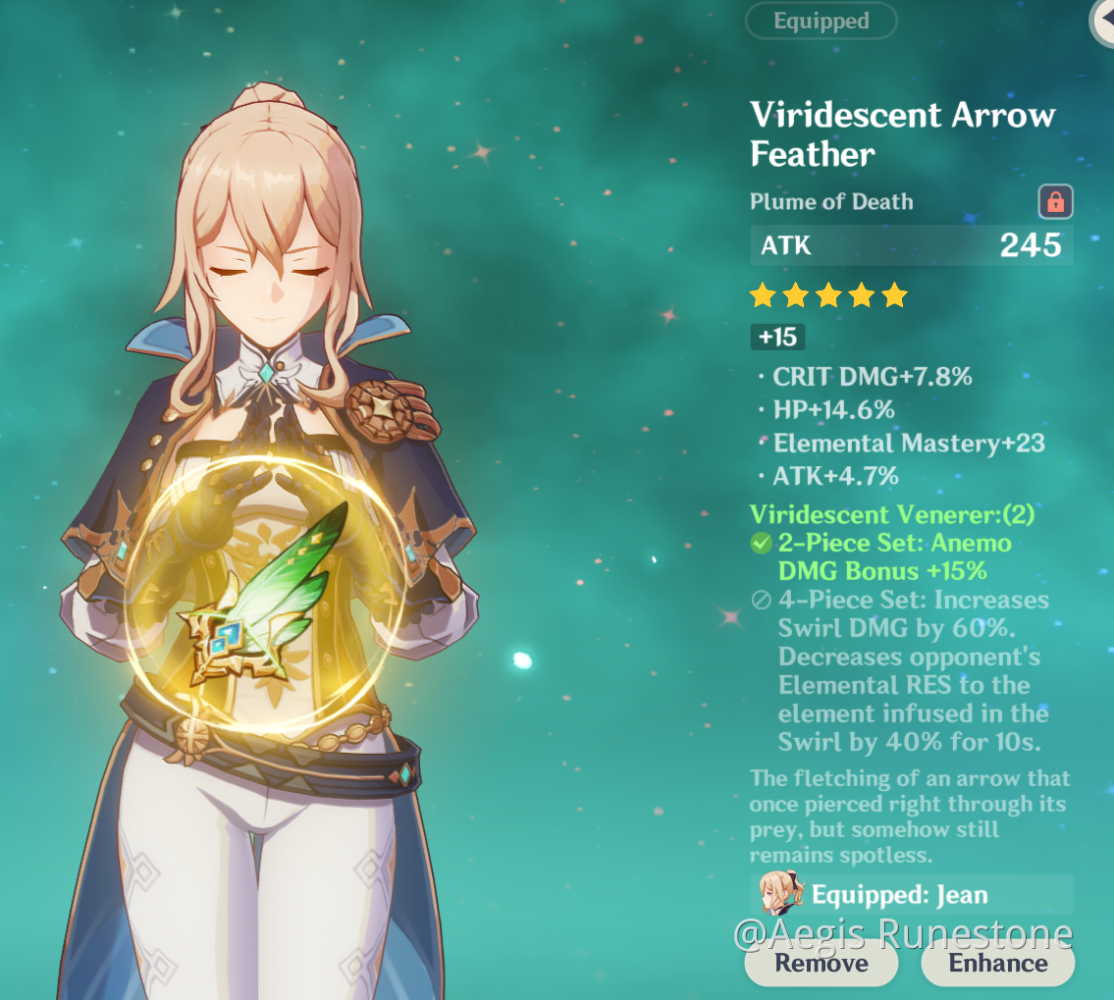 A massive Artifact upgrade for Jean! Genshin Impact | HoYoLAB