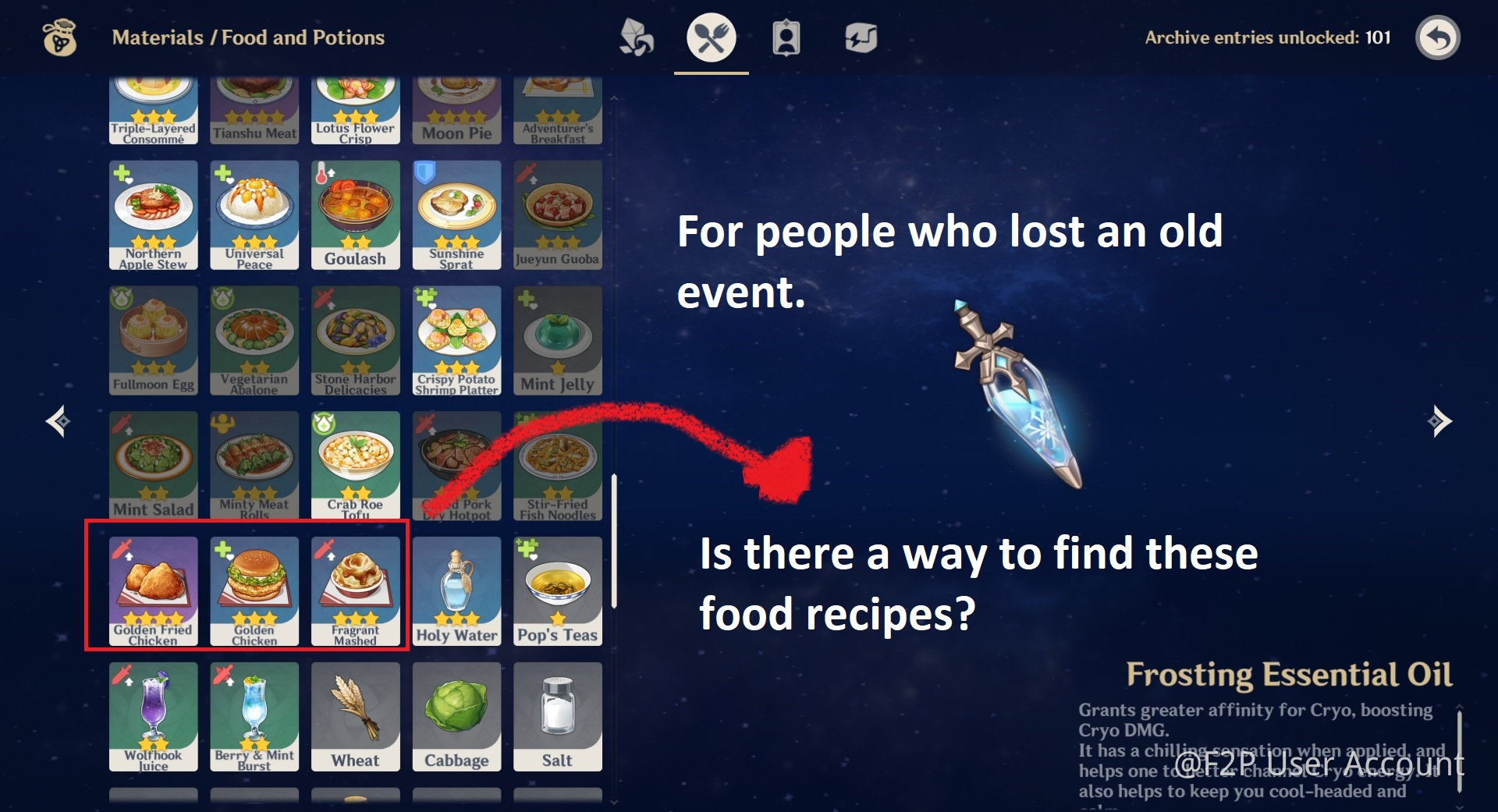 A Question About Food Recipes Genshin Impact HoYoLAB A Question About Food Recipes Genshin Impact HoYoLAB