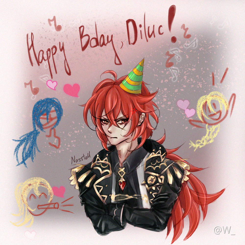Happy Birthday, Diluc! Genshin Impact | HoYoLAB
