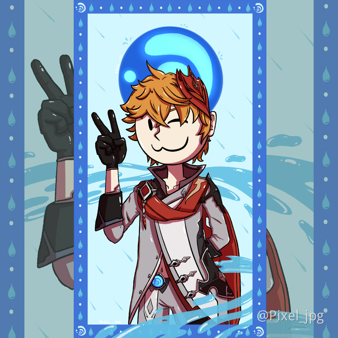 Tartaglia/Childe/Nobile fan art -w- Genshin Impact | HoYoLAB