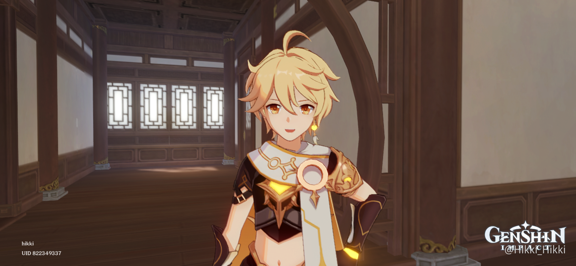 Aether looks happy with new house Genshin Impact | HoYoLAB