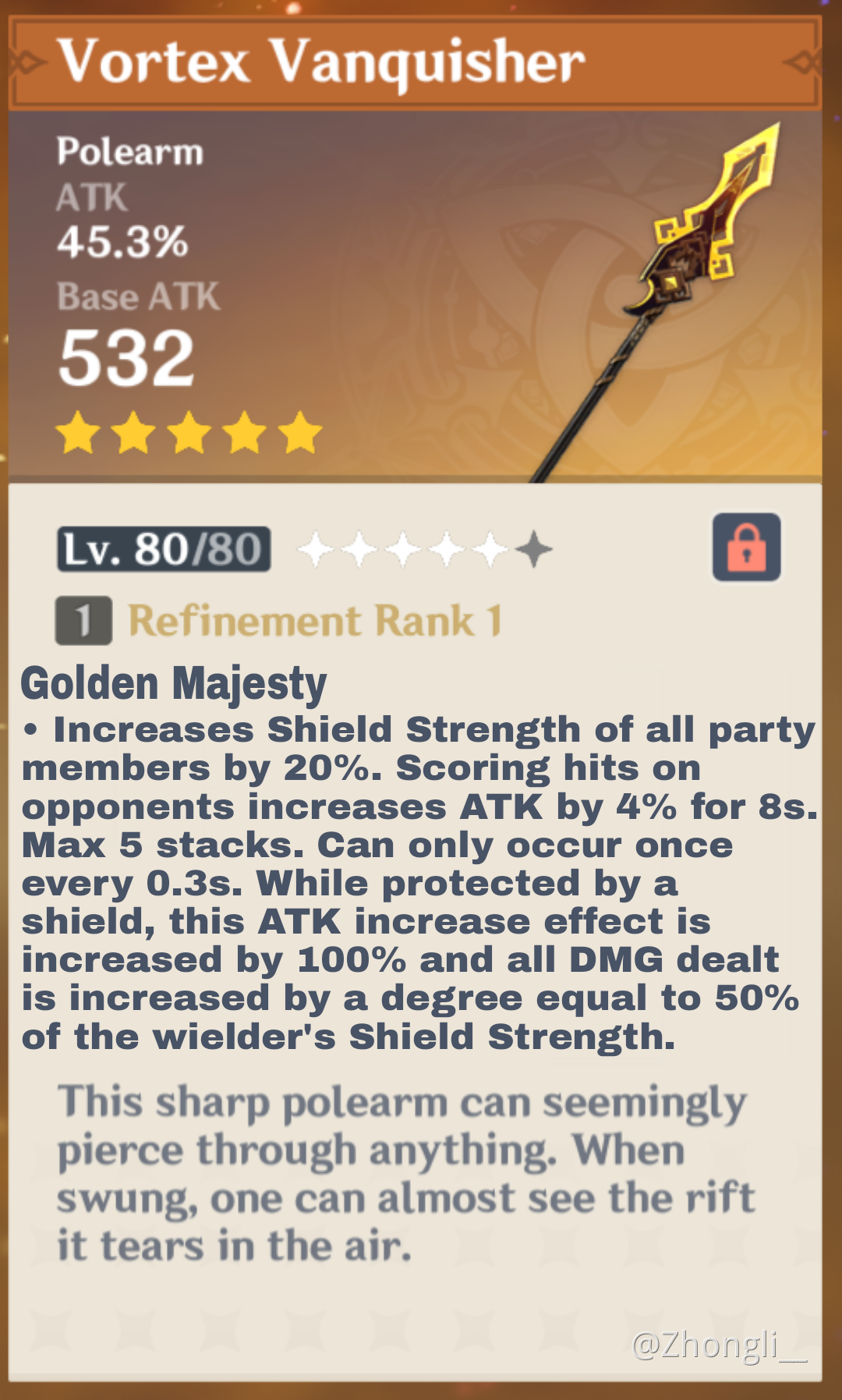 Vortex Vanquisher - Buff suggestion Genshin Impact | HoYoLAB