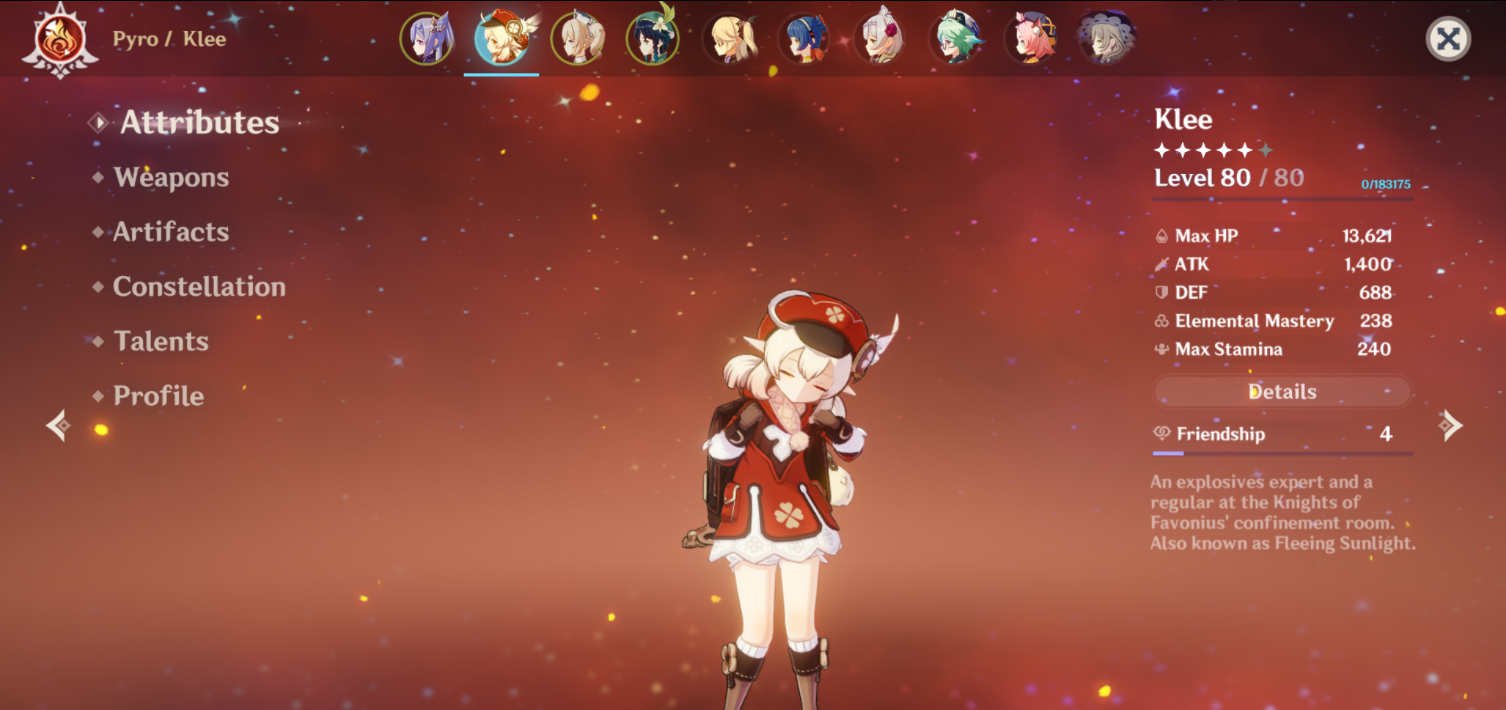 How Times Have Changed... My Early Klee Build vs. My Current Klee Build ...