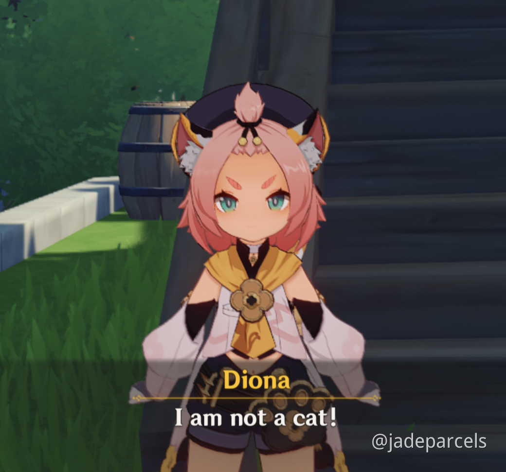 Diona english voice @ hangout story Genshin Impact | HoYoLAB