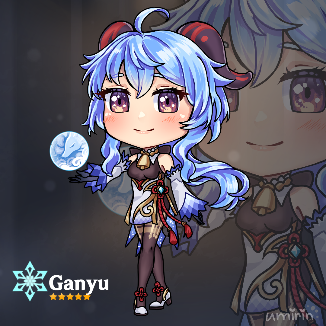 My chibi fanart of Ganyu Genshin Impact | HoYoLAB