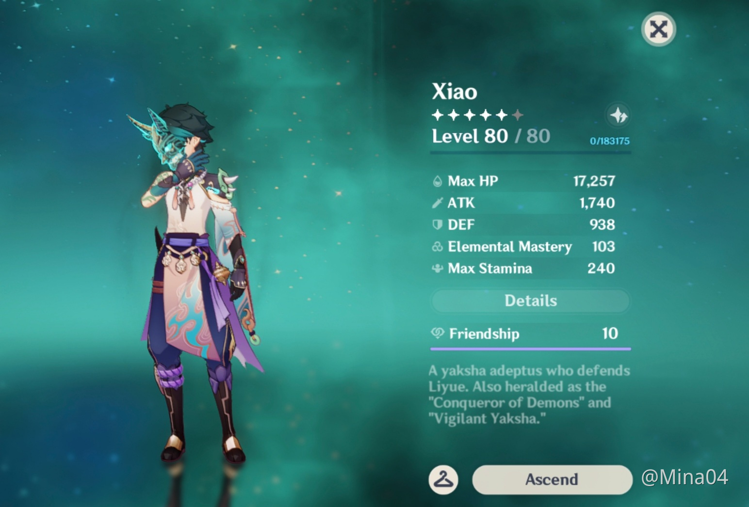 Xiao build opinion Genshin Impact | HoYoLAB