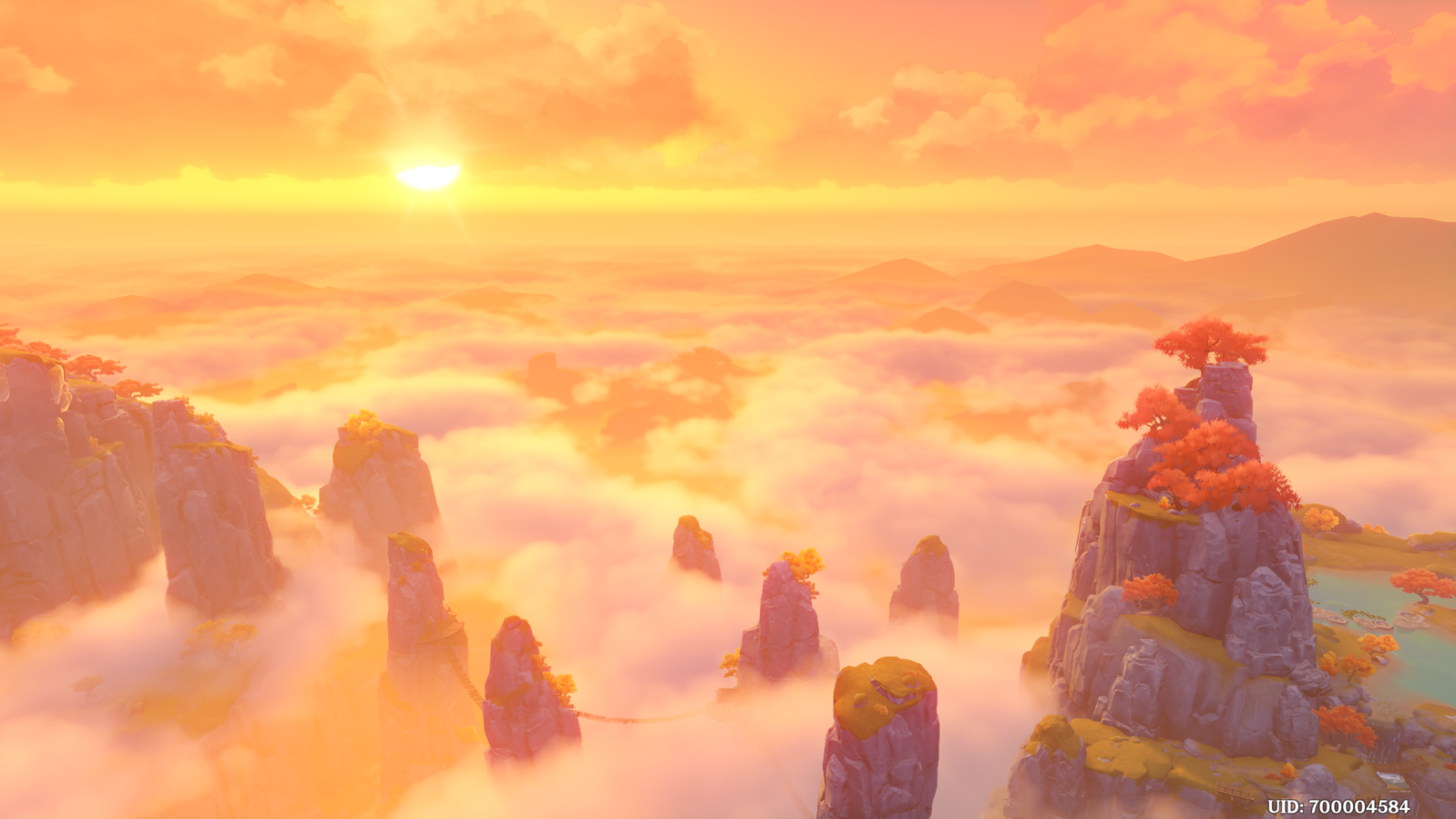 Look at PS5's volumetric cloud rendering Genshin Impact | HoYoLAB