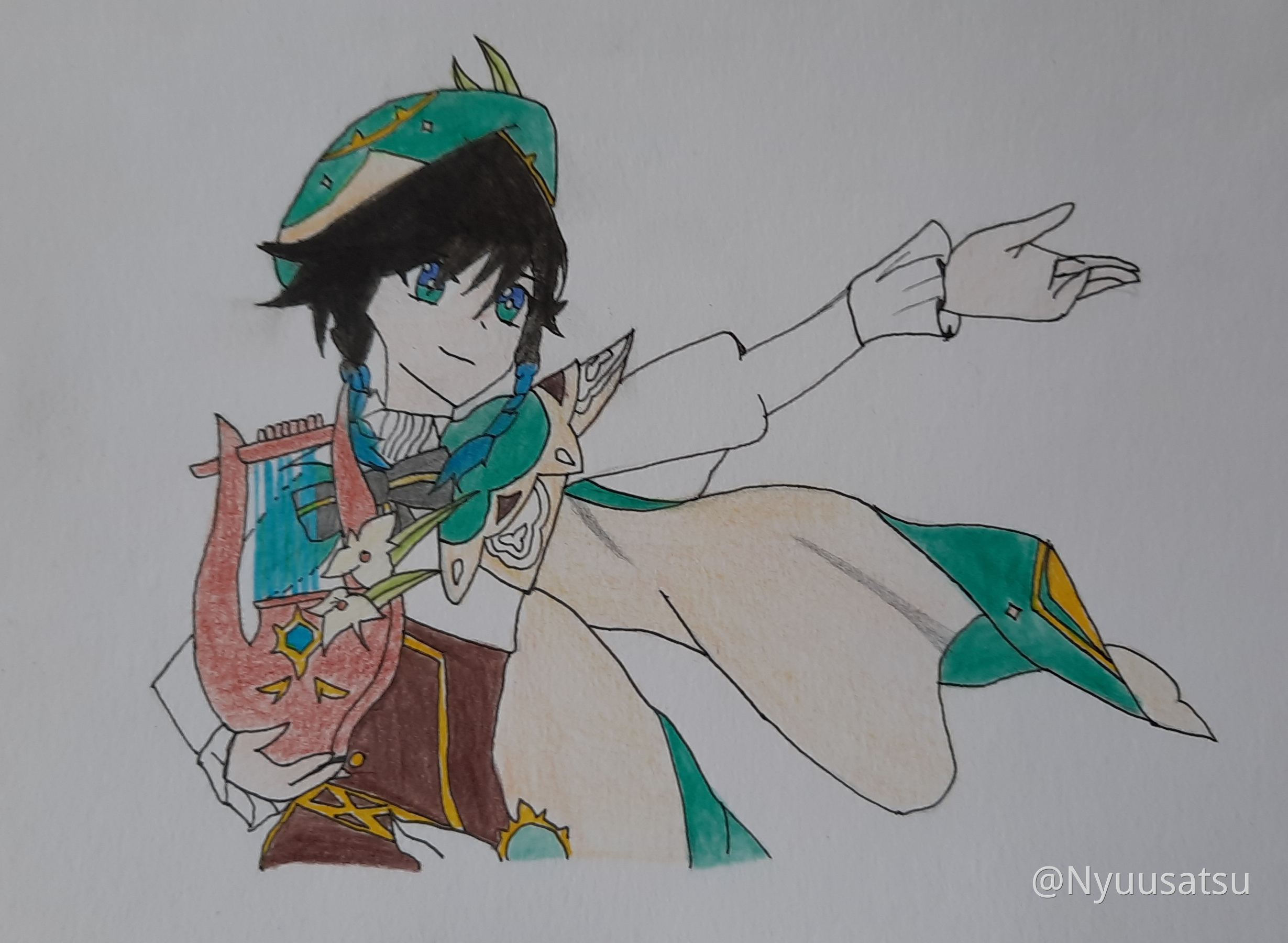 Old Venti drawing Genshin Impact | HoYoLAB