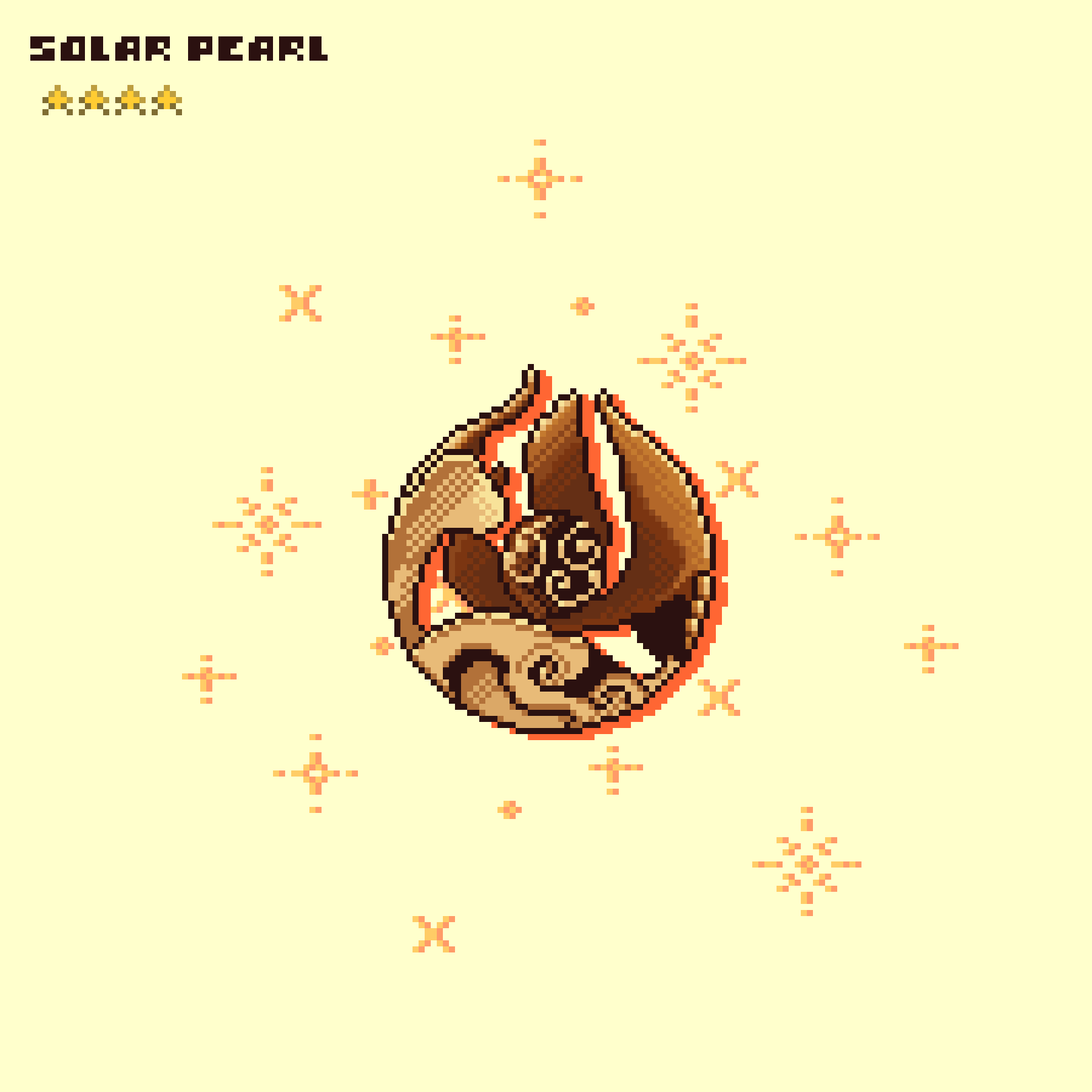 🧡 Solar Pearl Pixel Art 🧡 Genshin Impact | HoYoLAB