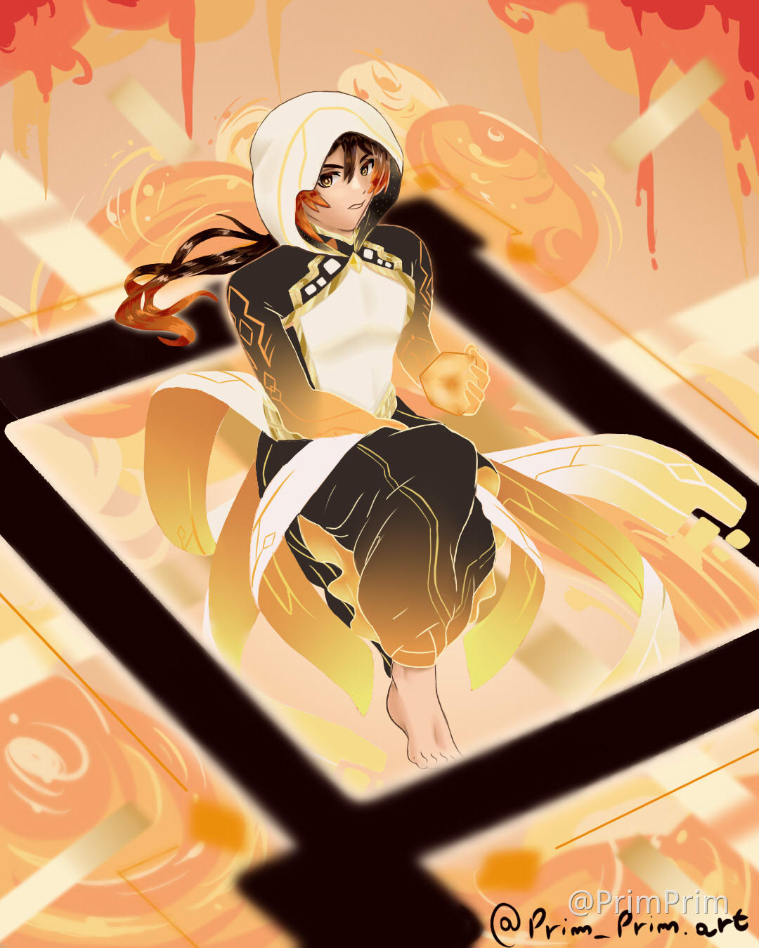 Since we finally got a better look at his Archon outfit Genshin Impact ...