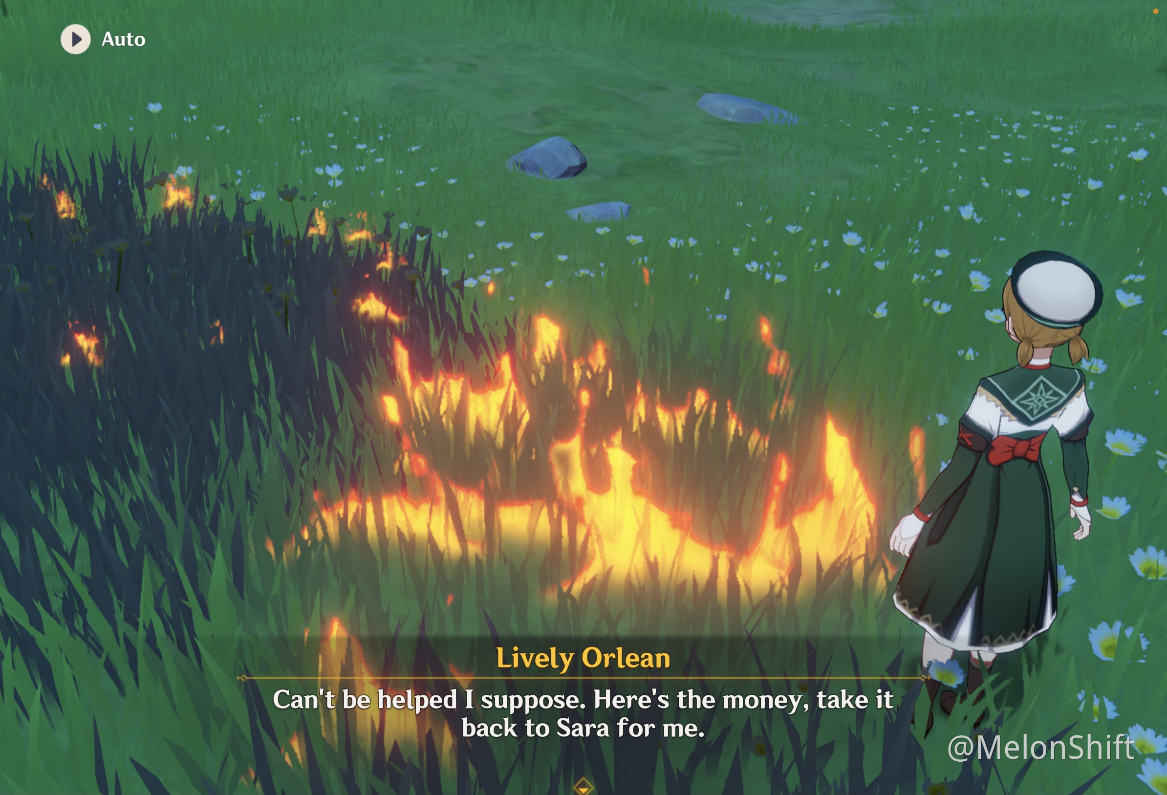 smol pyro slime blasted me out of dialogue- Genshin Impact | HoYoLAB