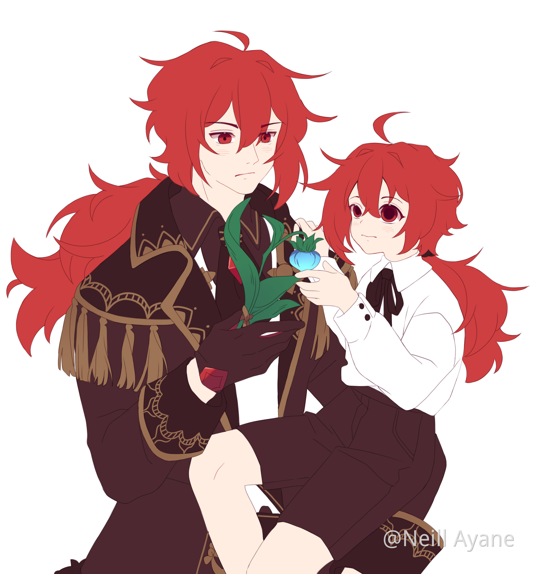 Big Diluc and small Diluc Genshin Impact | HoYoLAB