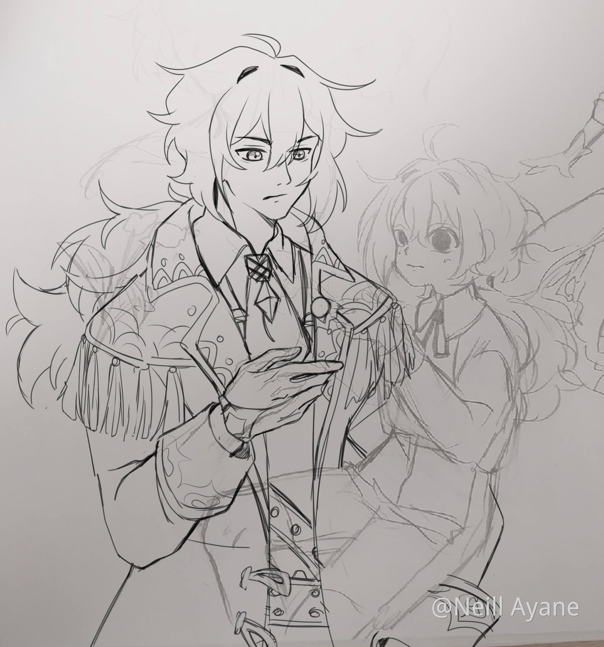 Big Diluc and small Diluc Genshin Impact | HoYoLAB