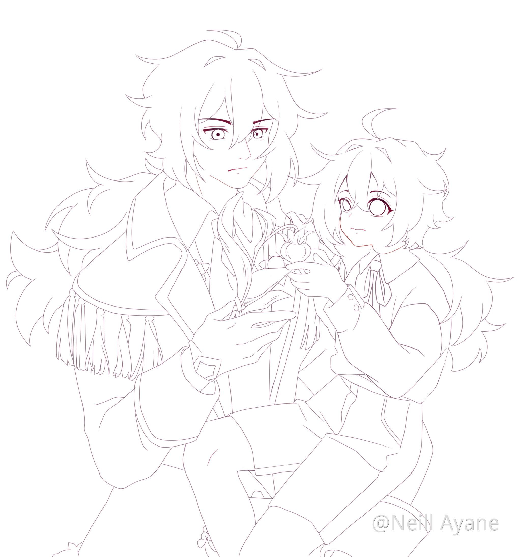 Big Diluc and small Diluc Genshin Impact | HoYoLAB