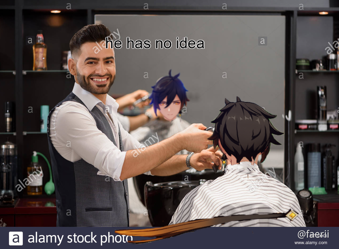 i go snip snip (welcome to genshin's hair salon) Genshin Impact | HoYoLAB