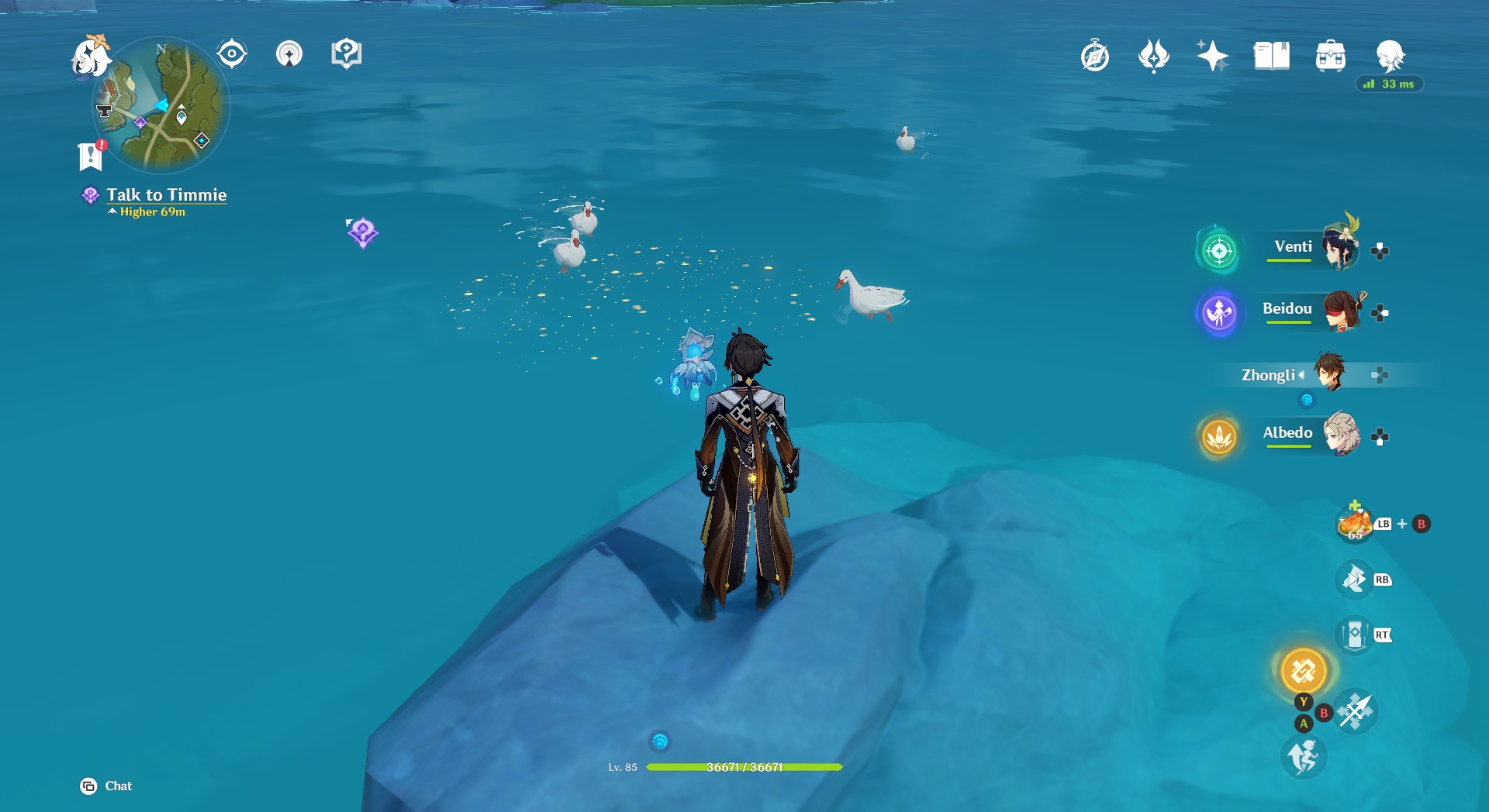 My finger is hovering over the Y button Genshin Impact | HoYoLAB