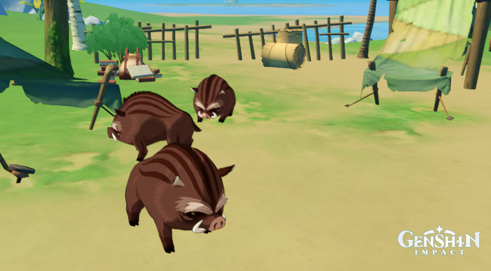 I left my pigs for almost half a day and here's what happened.. Genshin ...