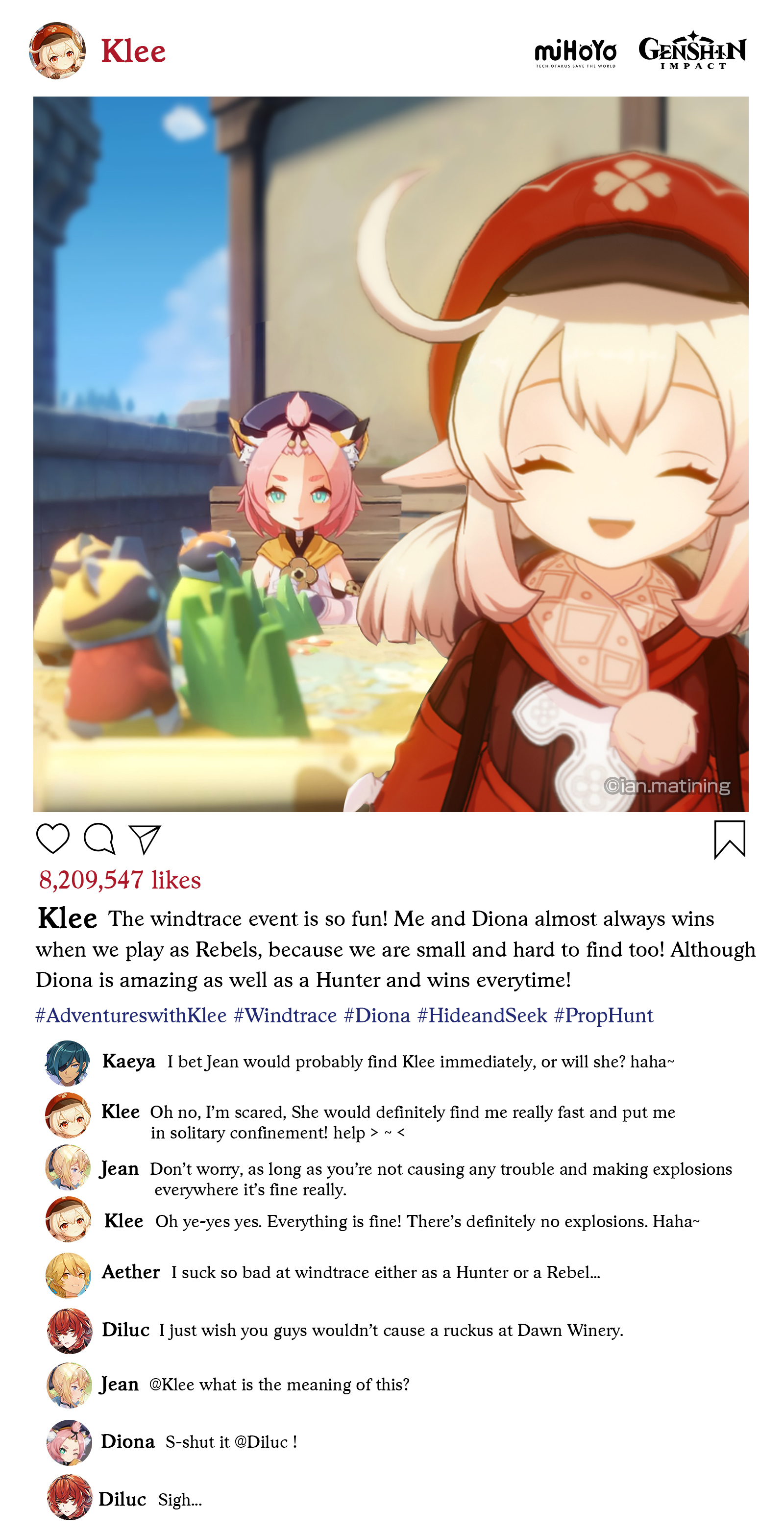 Adventures with Klee - part 19: Windtrace Genshin Impact | HoYoLAB