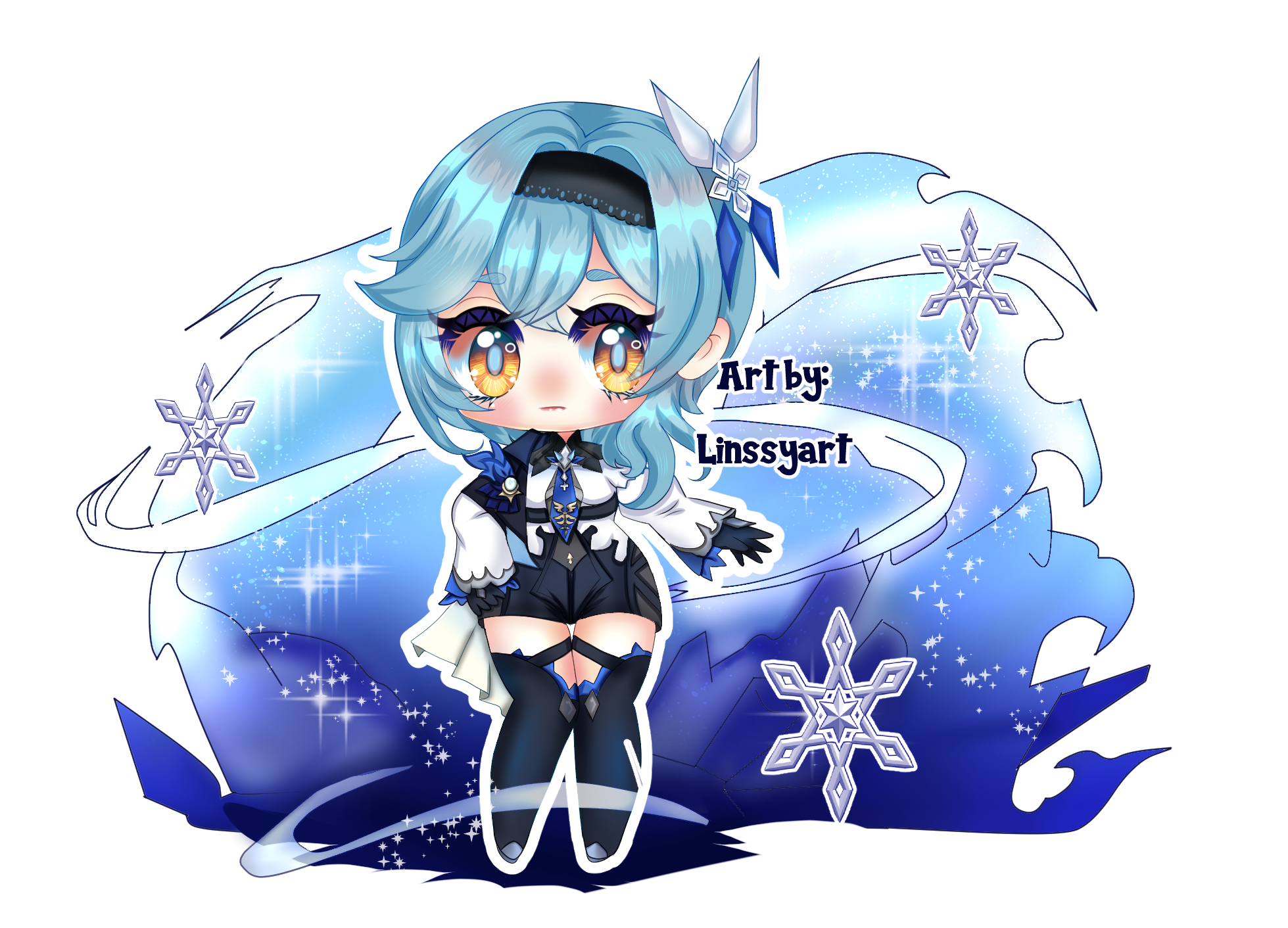 Chibi Eula de la suerte! ♥ Genshin Impact | HoYoLAB
