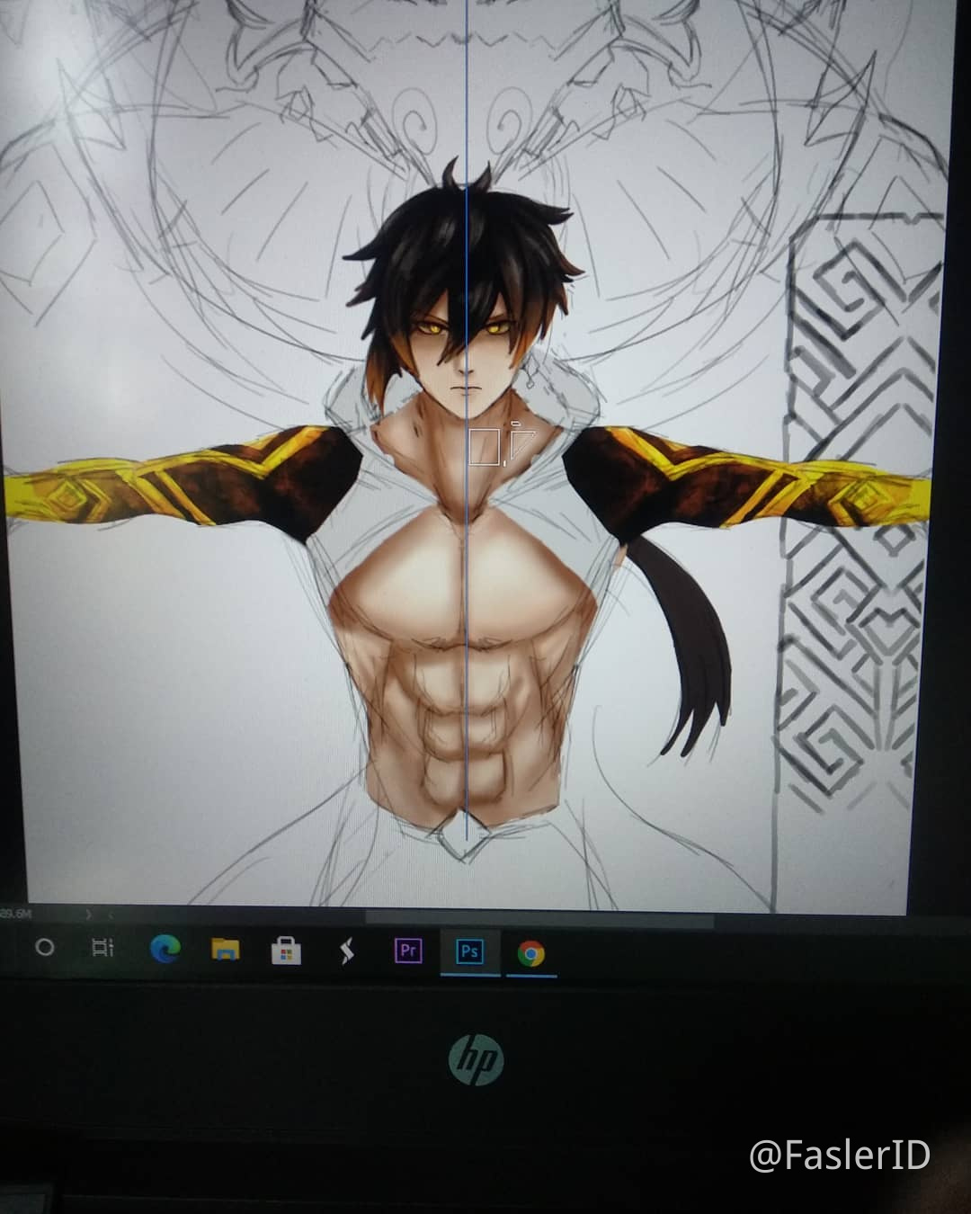 Archon Zhongli and Azdaha Genshin Impact | HoYoLAB