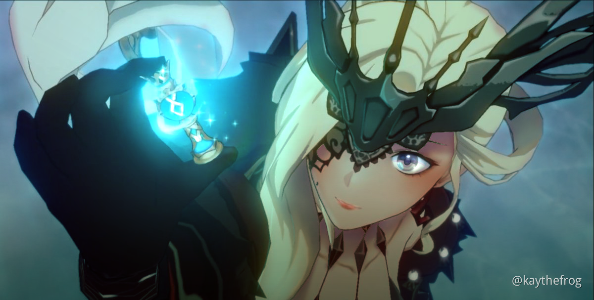 edited picture of la signora Genshin Impact | HoYoLAB