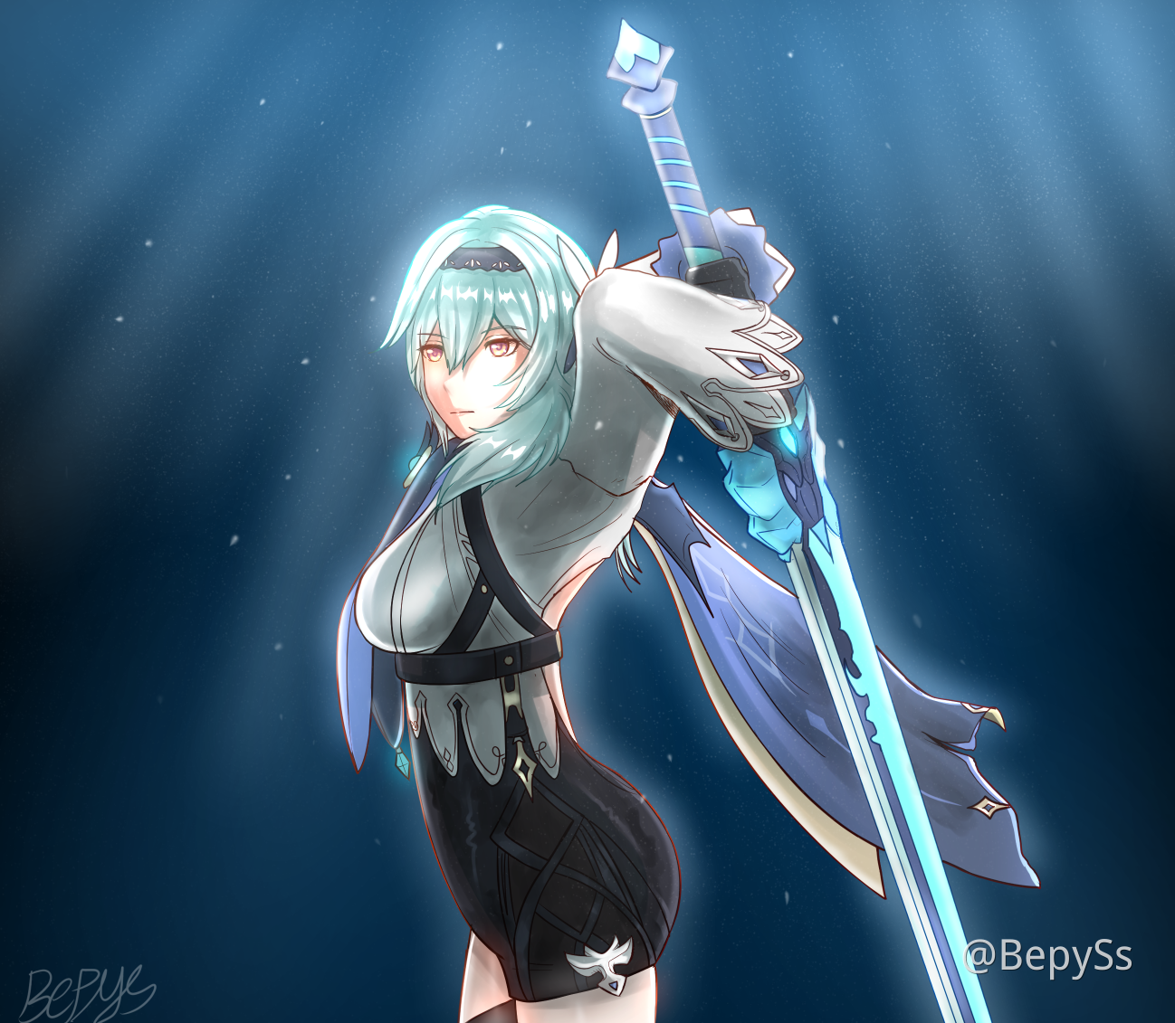 Eula art Genshin Impact | HoYoLAB