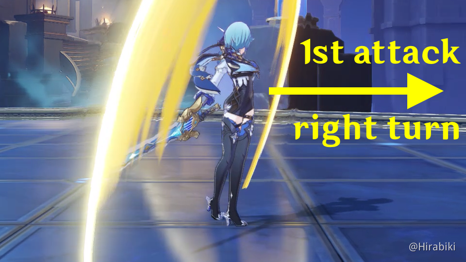 Eula's Attack Animation, I'd love to have it changed Genshin Impact ...