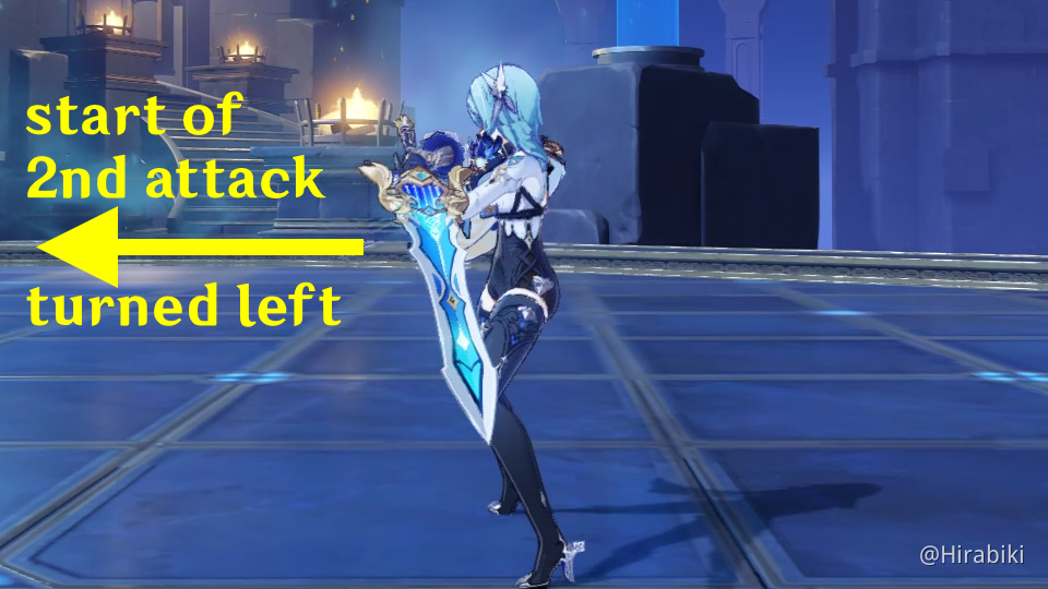 Eula's Attack Animation, I'd love to have it changed Genshin Impact ...