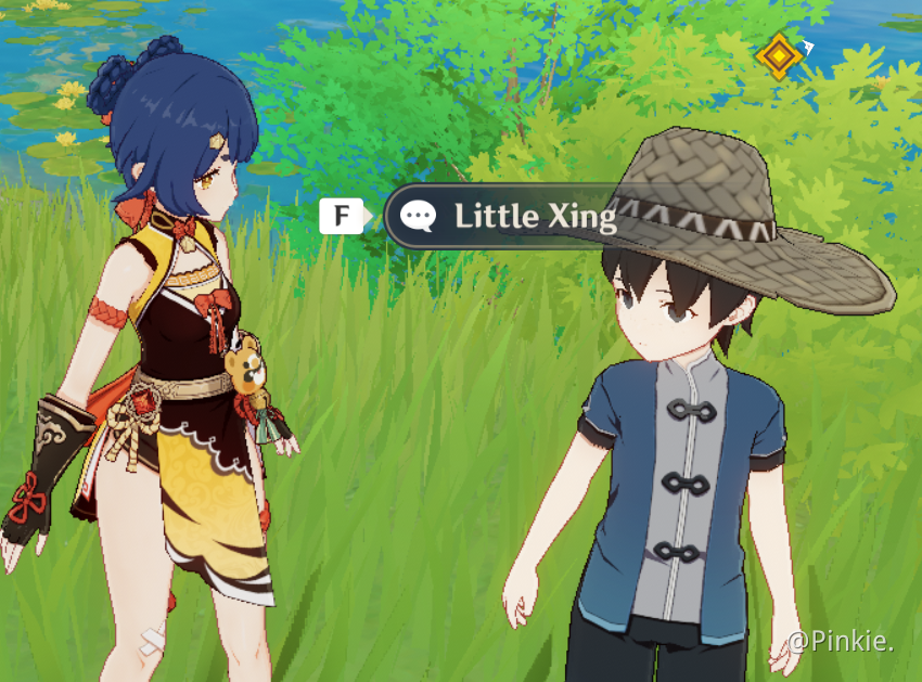 little xing after xiangling forced her to eat her new slime recipe ...