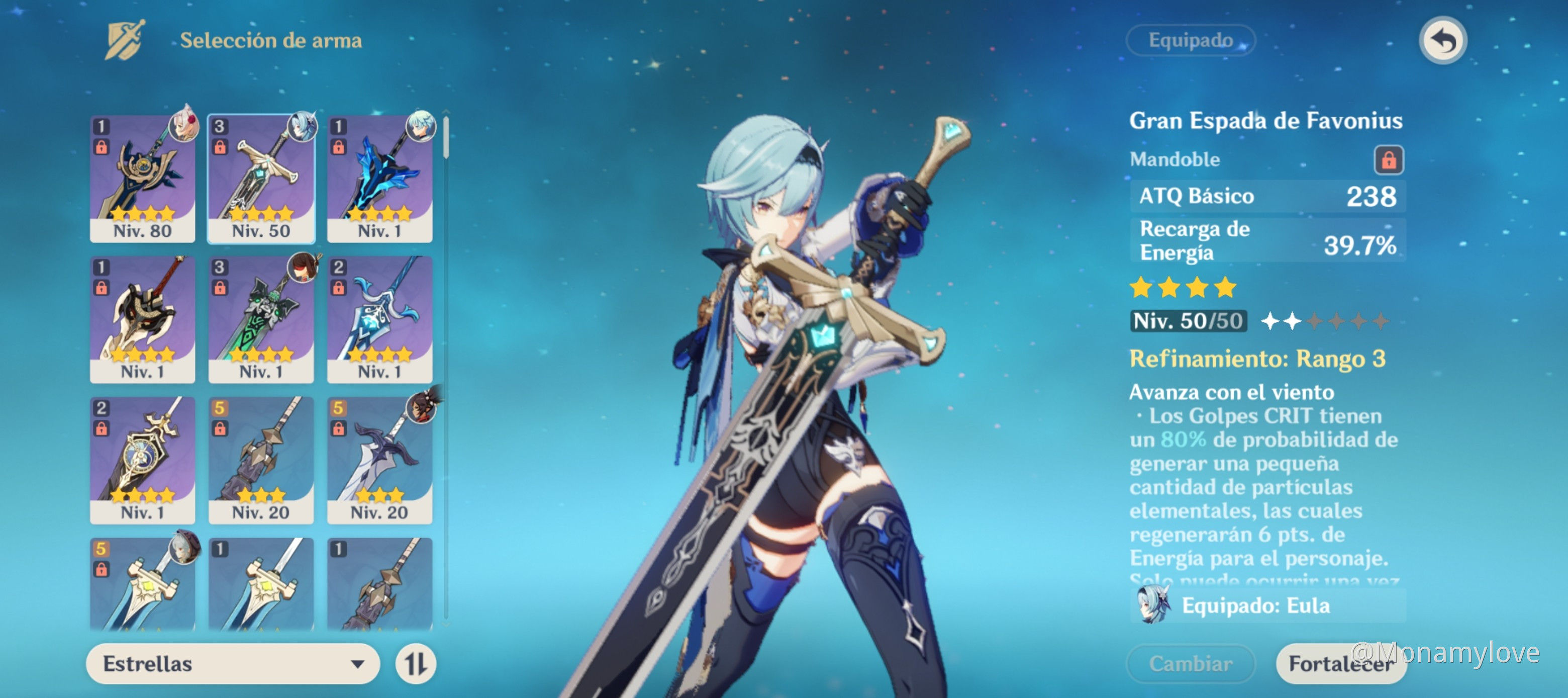 Best weapon for Eula Genshin Impact | HoYoLAB