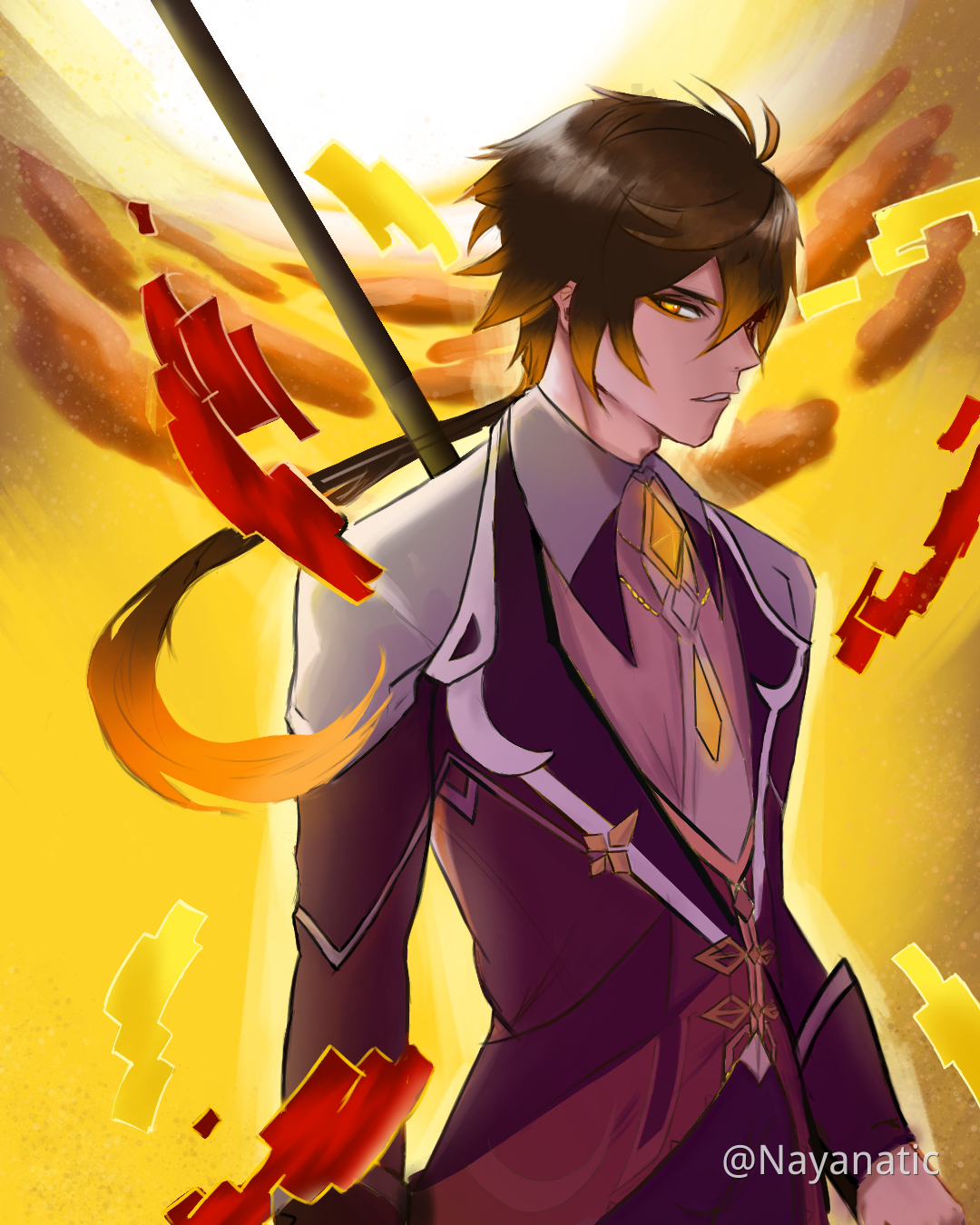 Zhongli fan art Genshin Impact | HoYoLAB