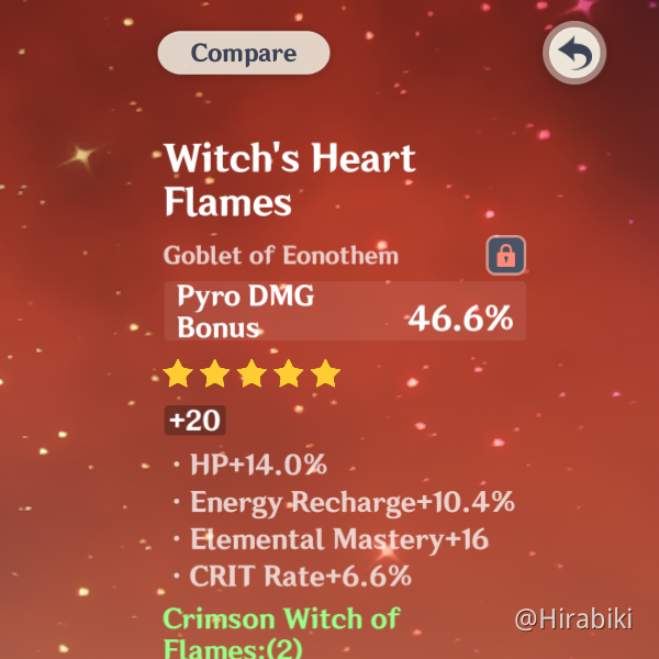 I thought I got myself this god-tier pyro goblet artifact Genshin ...