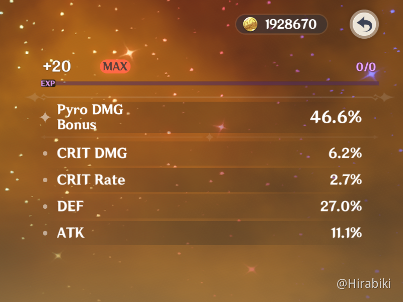 I thought I got myself this god-tier pyro goblet artifact Genshin ...