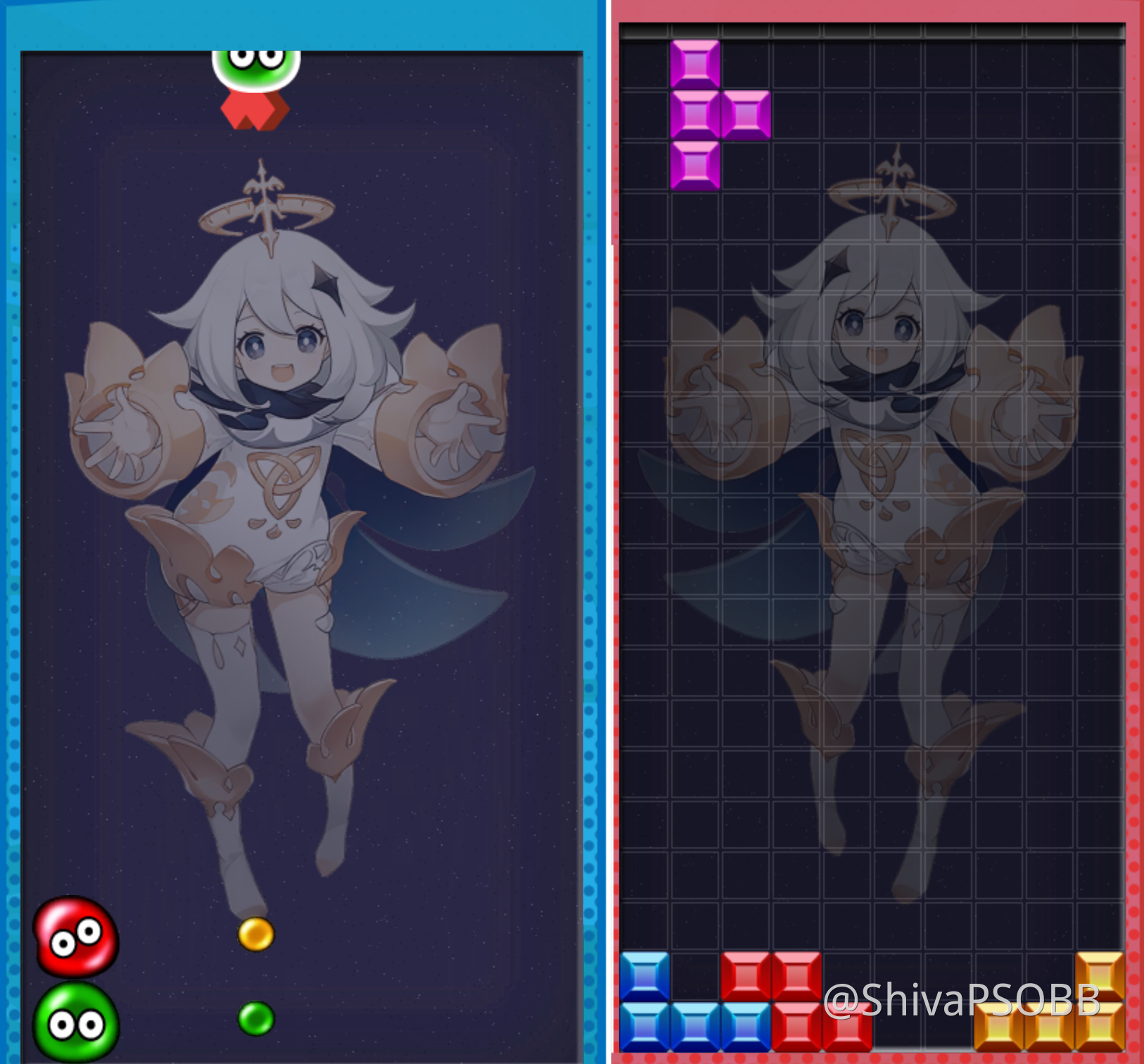 Paimon in Puyo Puyo Tetris 2 mod Genshin Impact | HoYoLAB