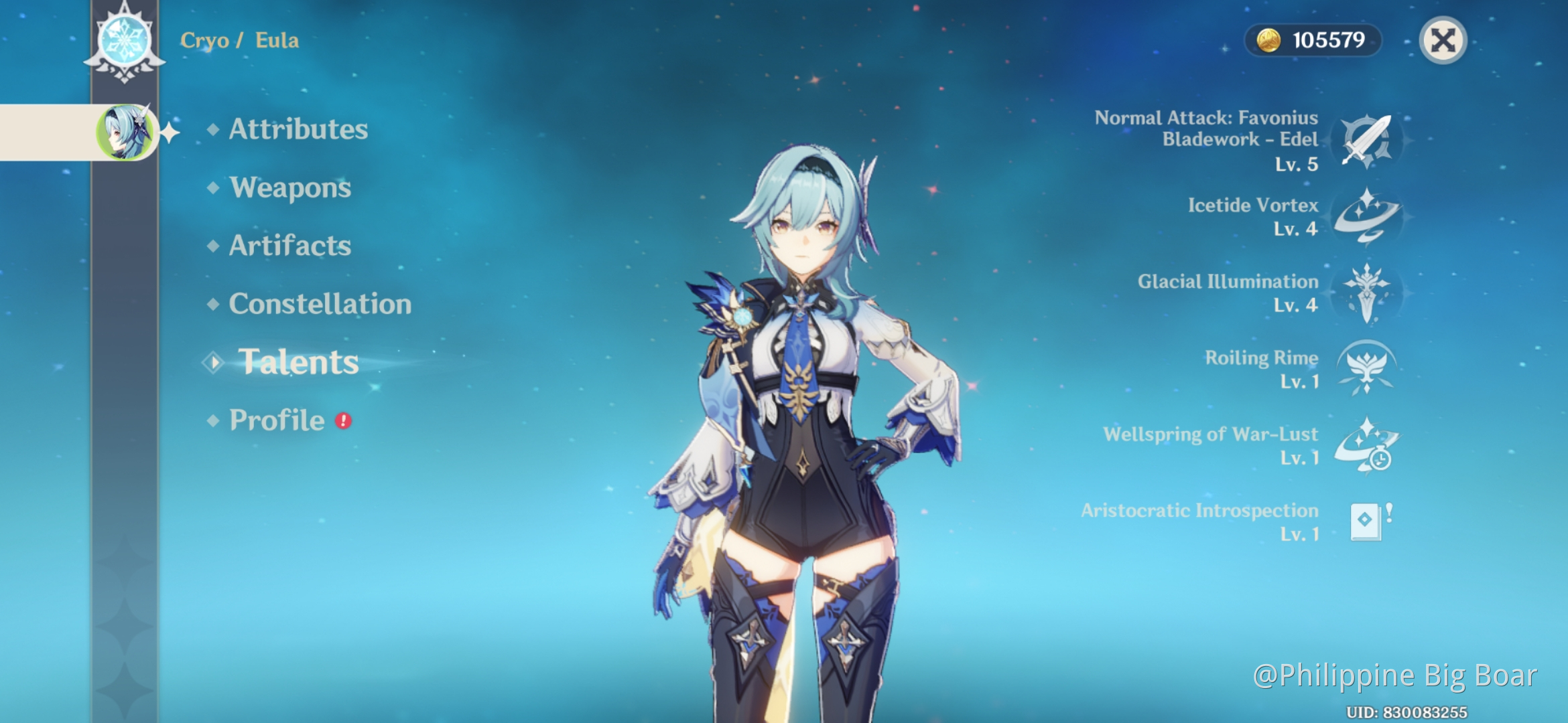 OWUUUUUUUUUU!!!~~ I have little awesome suggestion for Eula buff!~~ 😍🐗🐽 ...