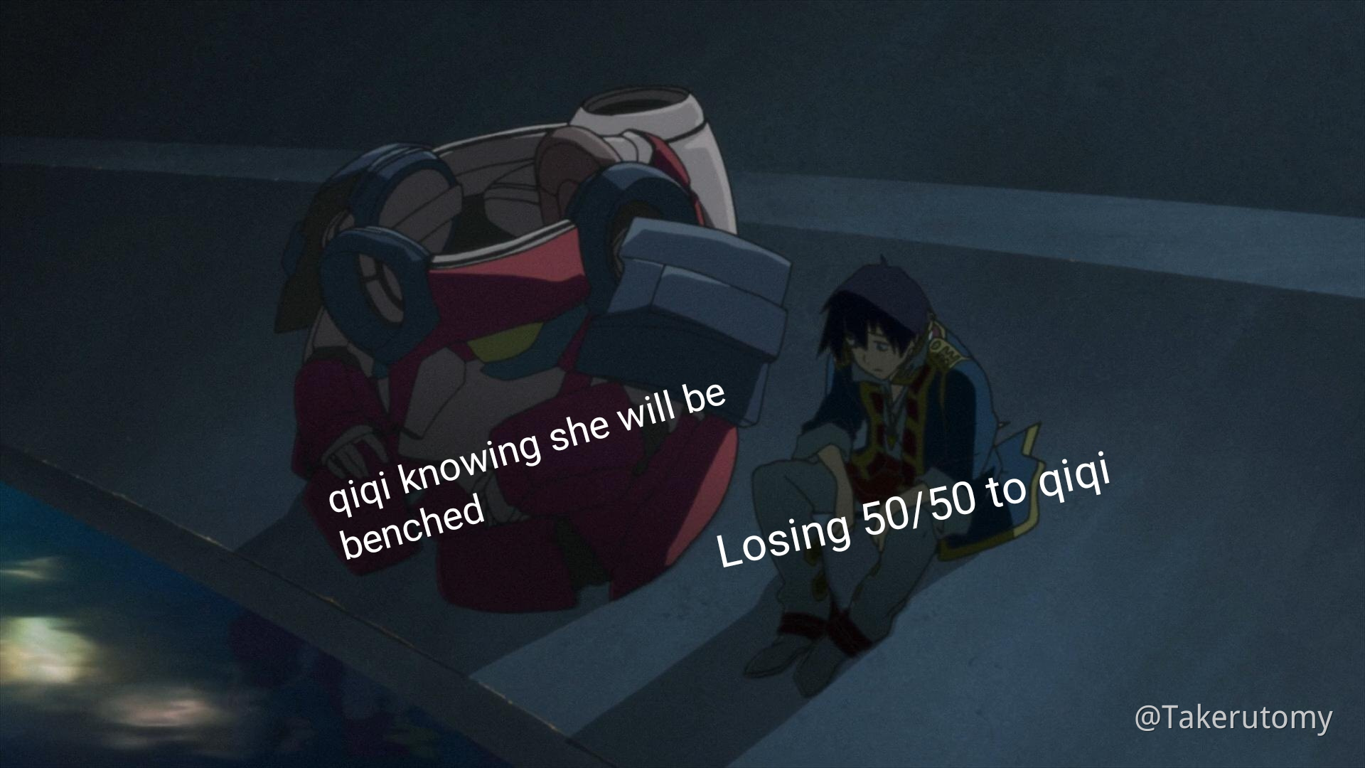 Low effort meme featuring ttgl template Genshin Impact | HoYoLAB