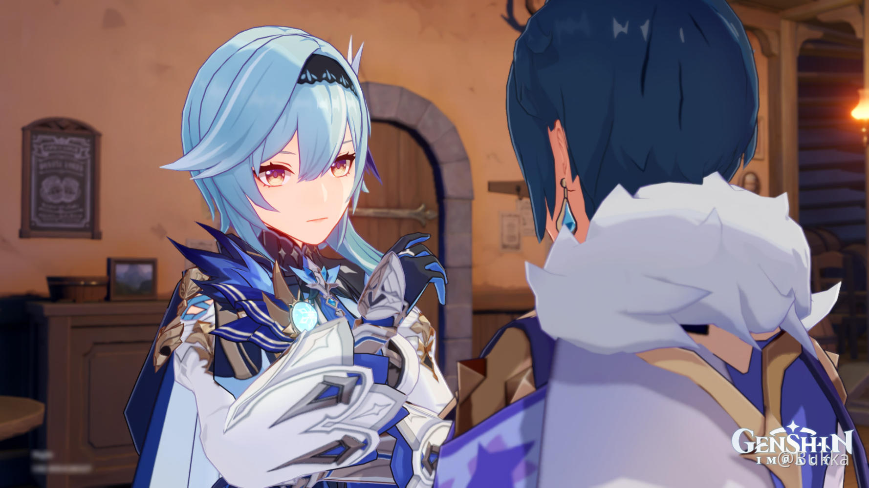 Two beautiful Knights in the Tavern (Eula x Kaeya) Genshin Impact | HoYoLAB