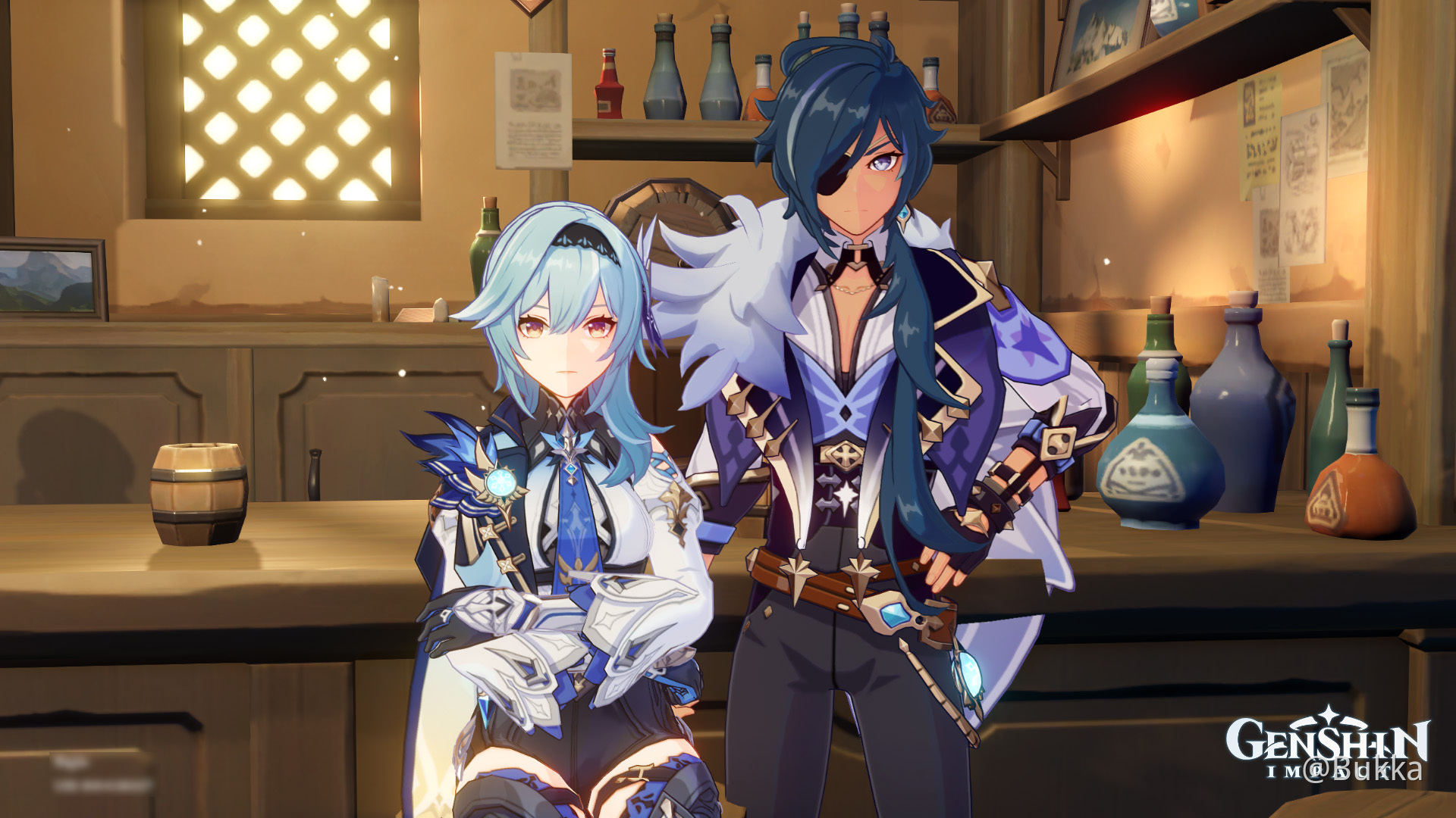 Two beautiful Knights in the Tavern (Eula x Kaeya) Genshin Impact | HoYoLAB