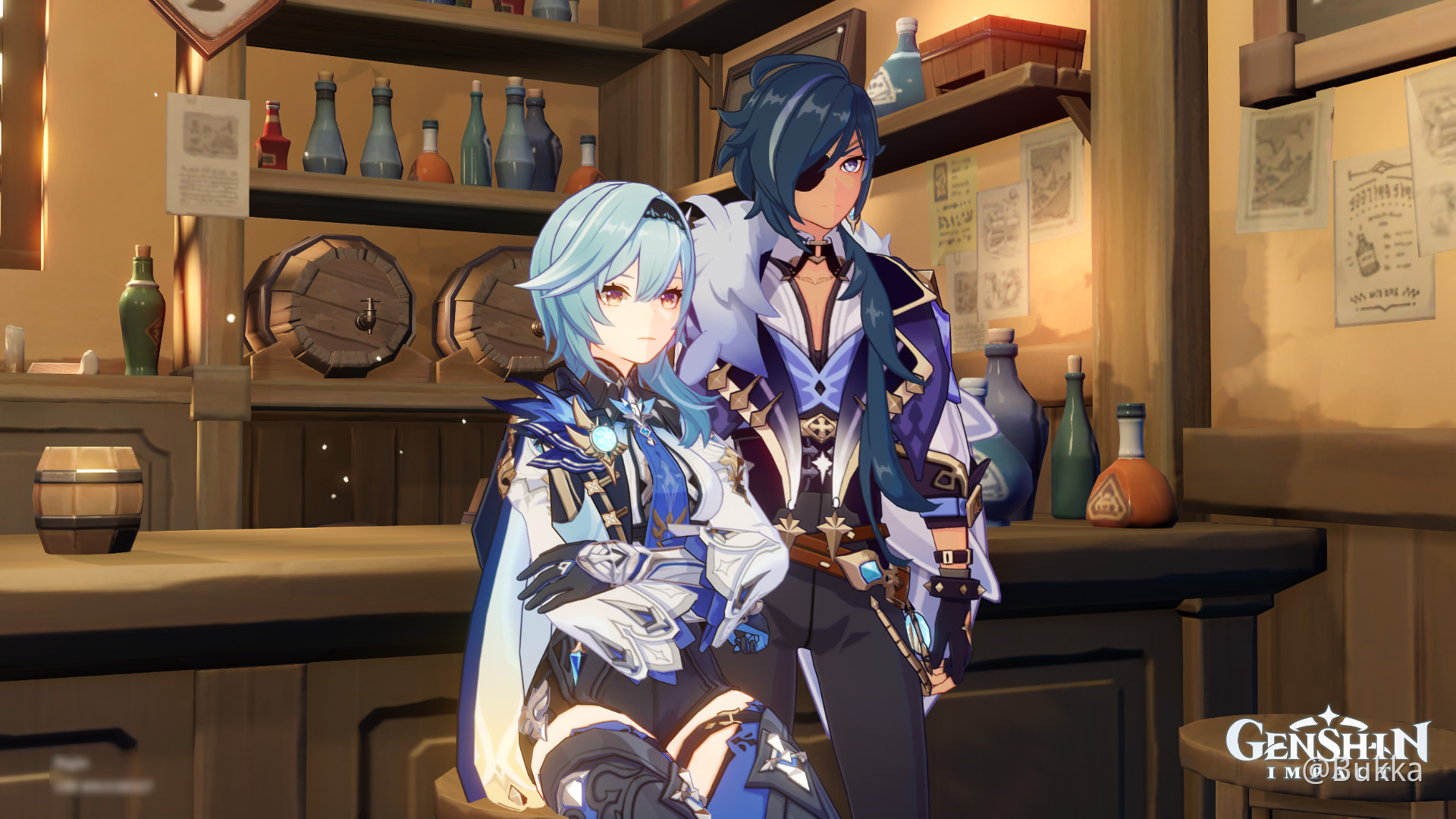 Two beautiful Knights in the Tavern (Eula x Kaeya) Genshin Impact | HoYoLAB