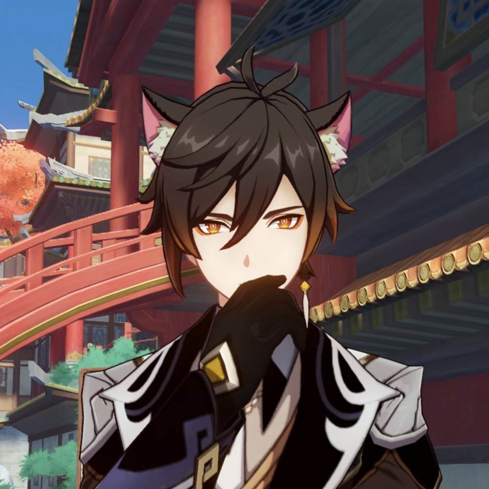 Genchin Impact Characters with CAT EARS
