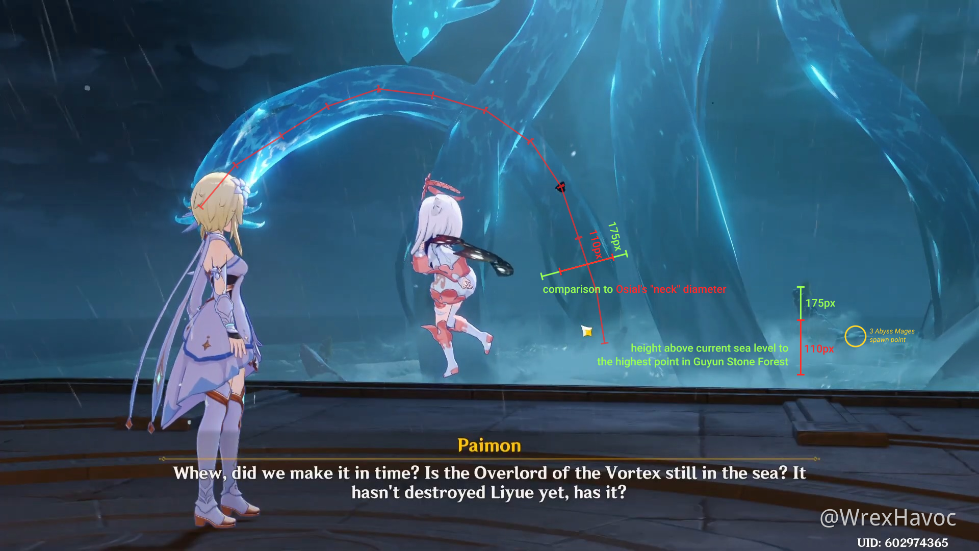 An Attempt to Measure Osial's Size Genshin Impact | HoYoLAB